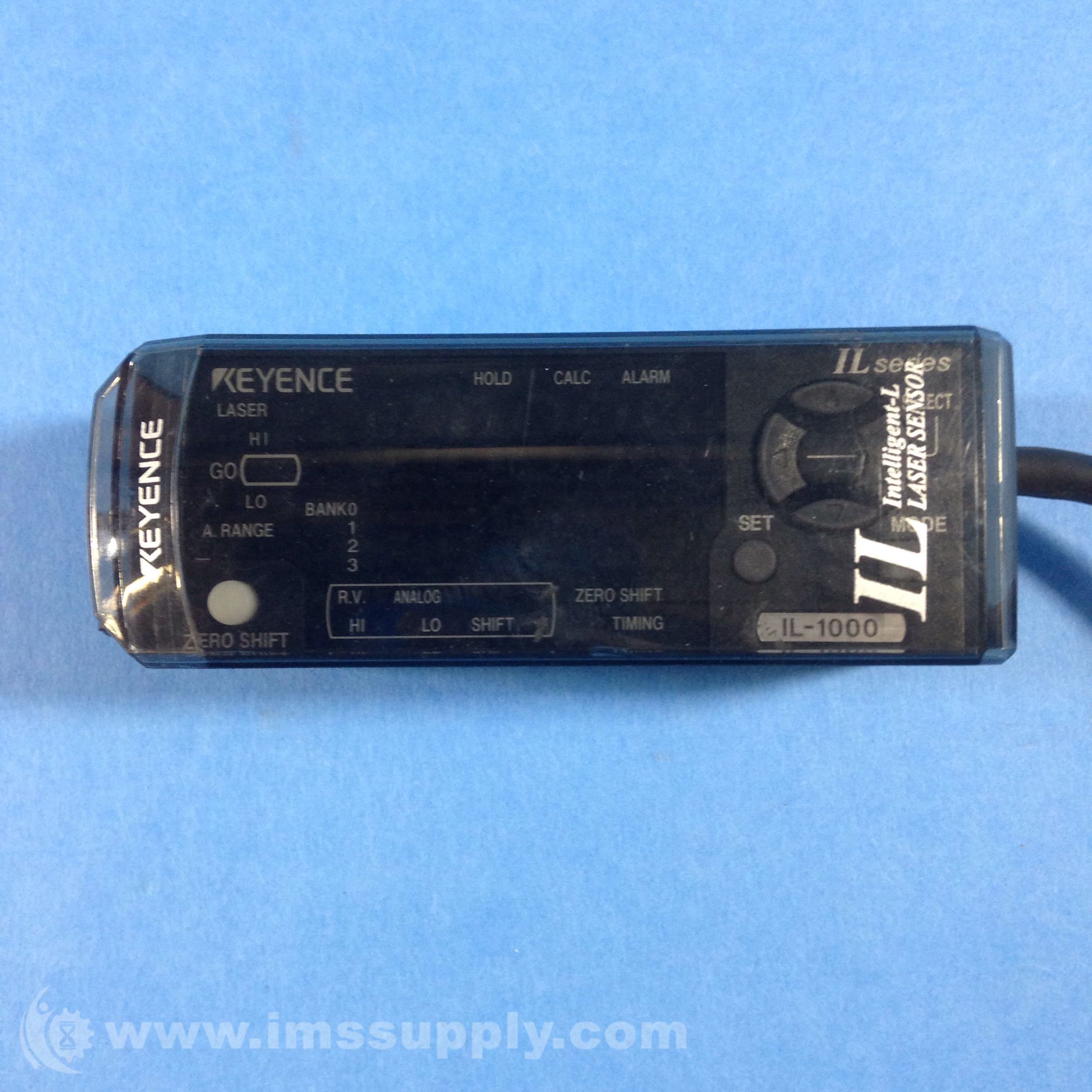 Keyence Corp IL-1000 Amplifier Unit DIN-Rail Mount - IMS Supply