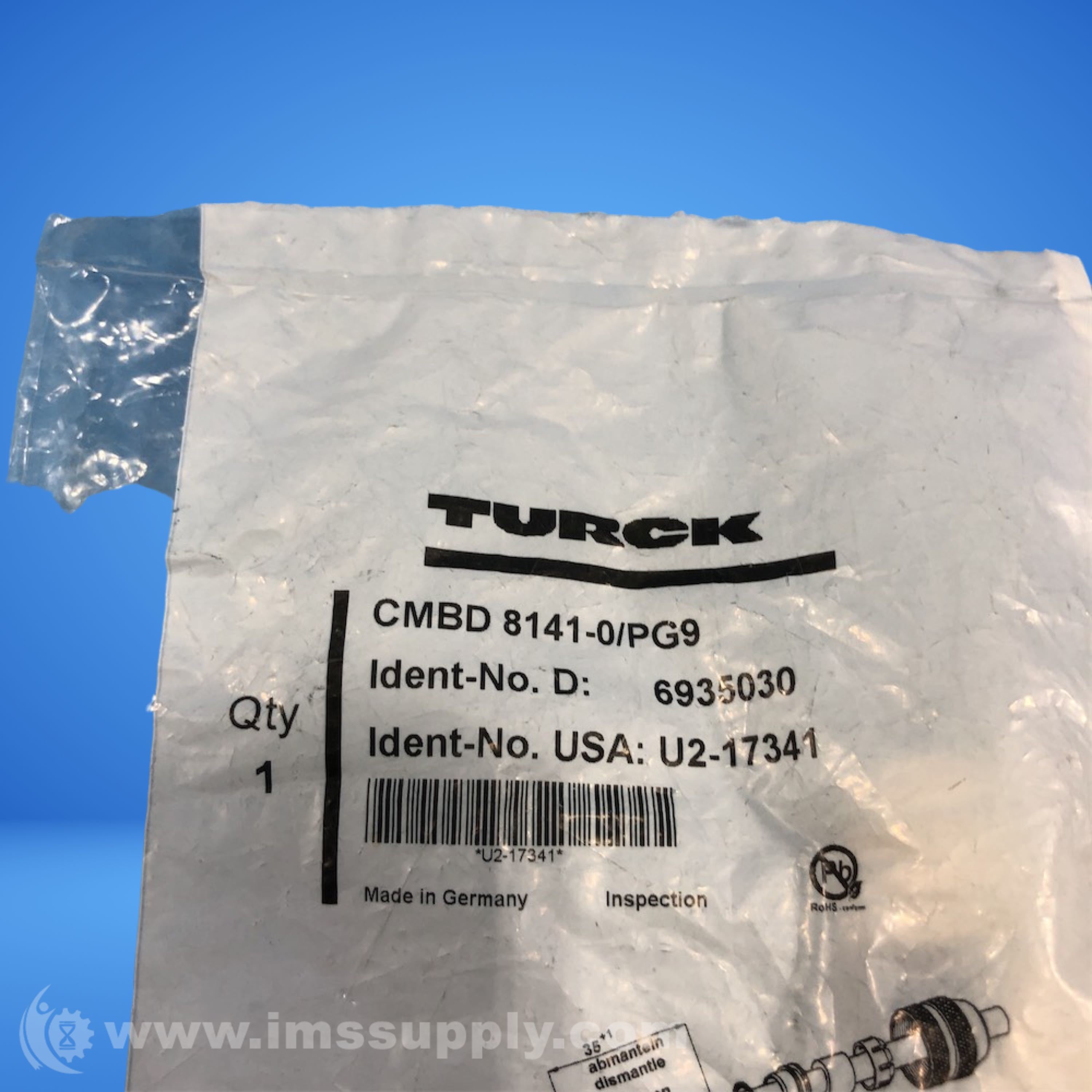 Turck CMBD 8141-0/PG9 - IMS Supply