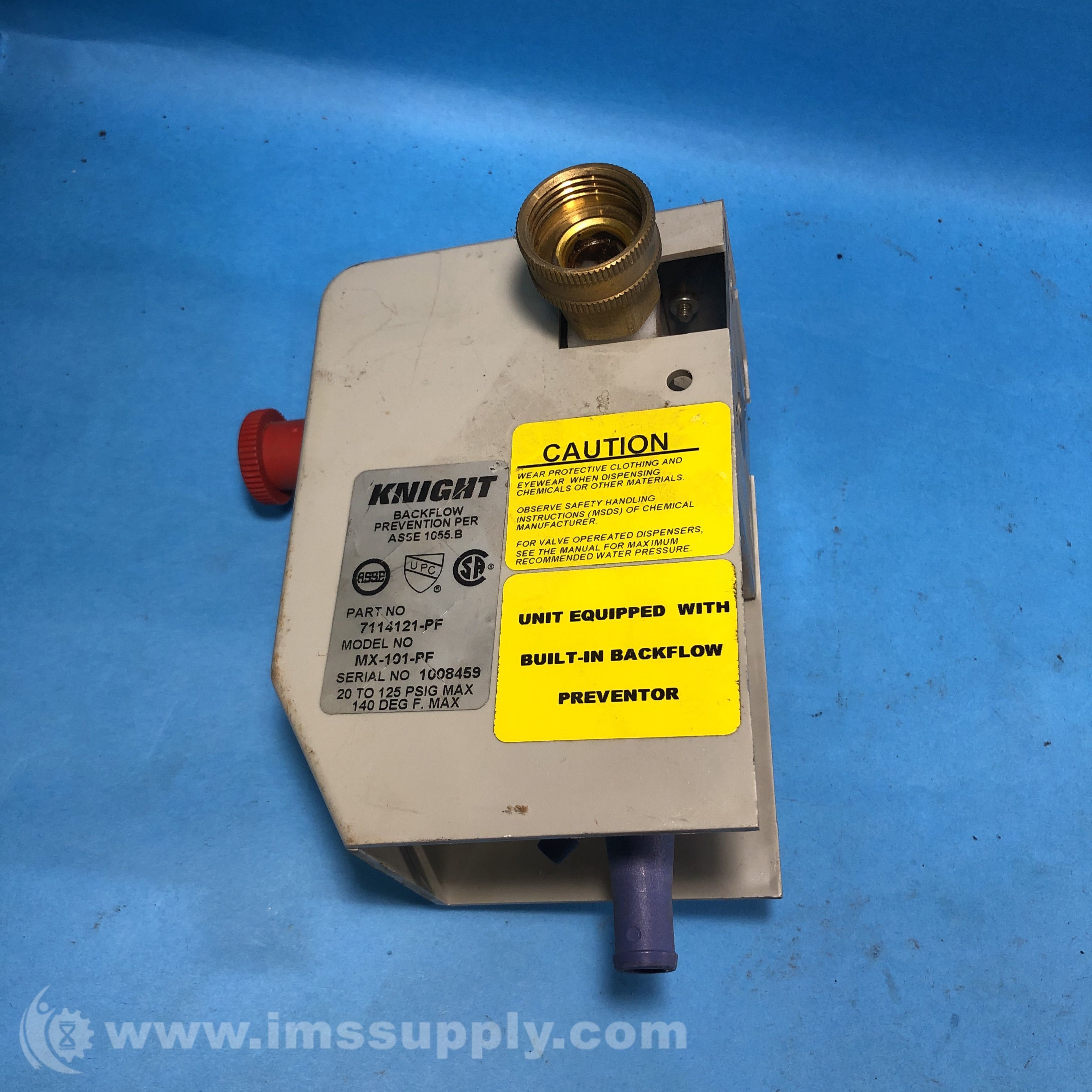 Knight 7114121-PF Chemical Mixing Station, MX-101-PF - IMS Supply