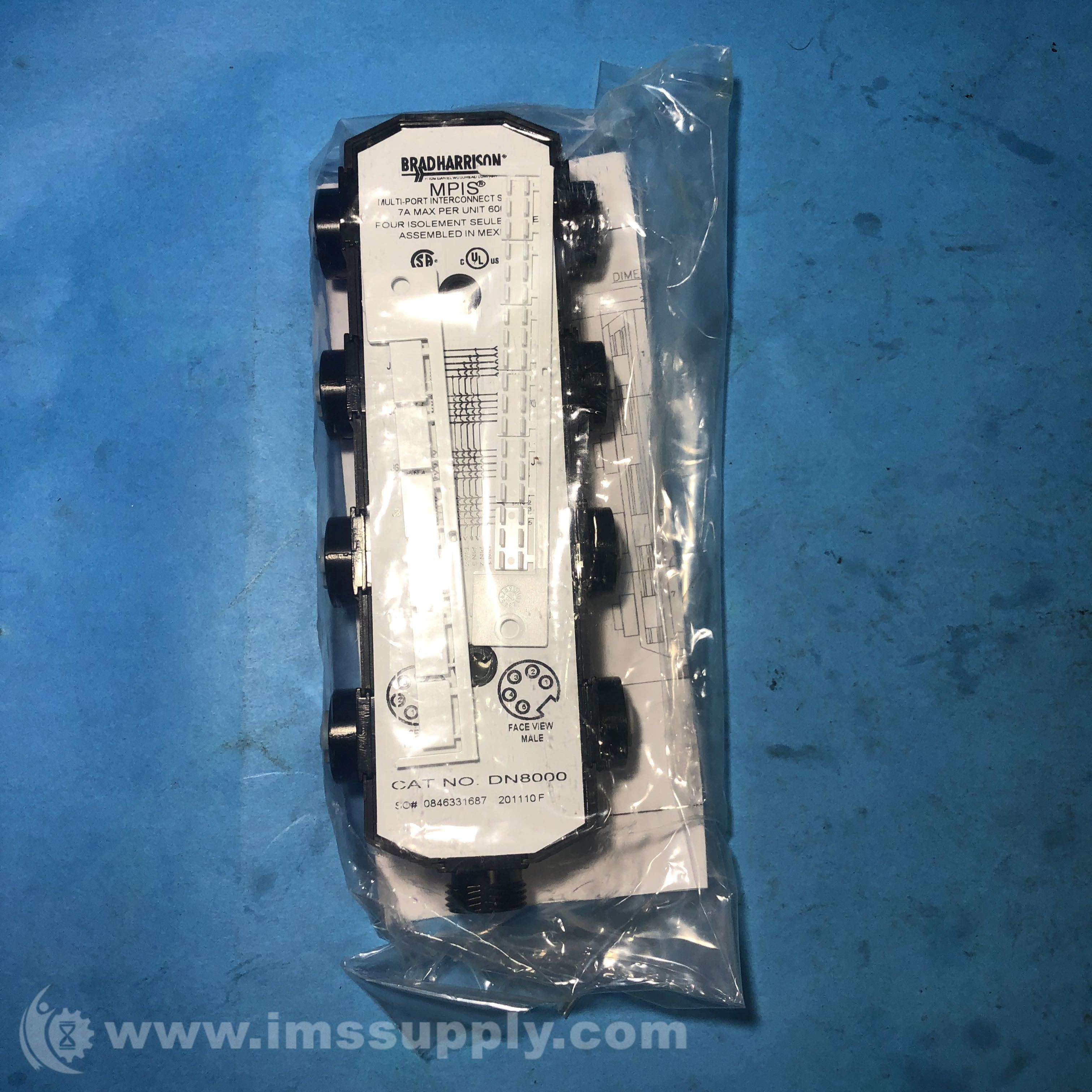 Molex DN8000 Mini-Change DeviceNet Passive 8 Junction - IMS Supply