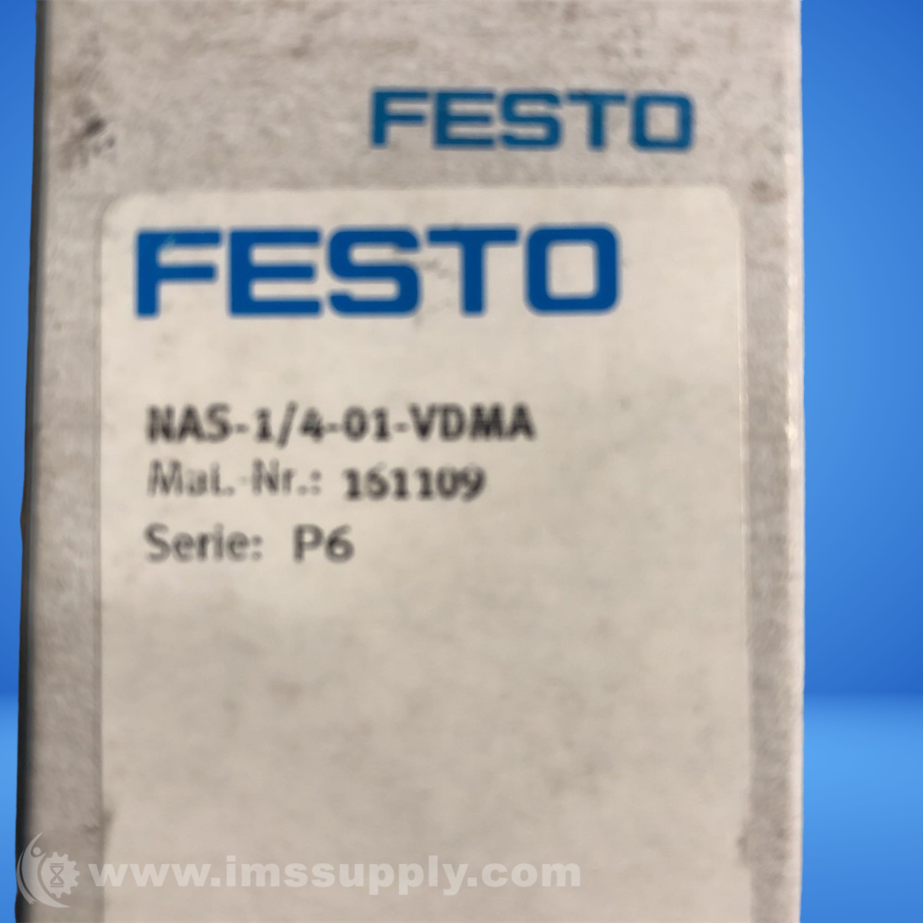 Festo NAS-1/4-01-VDMA Individual Sub-Base Valve - IMS Supply
