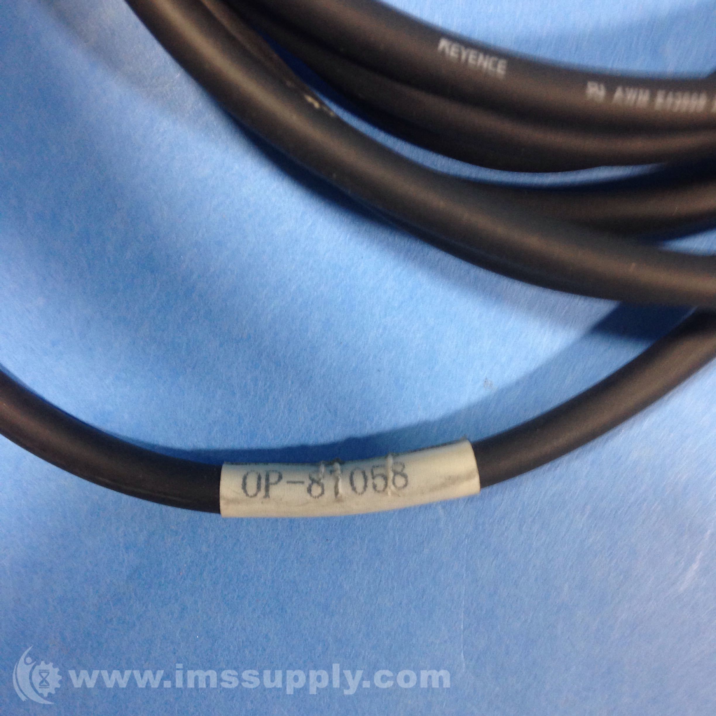 Keyence Corp OP-87058-83 Sensor Head Cable - IMS Supply