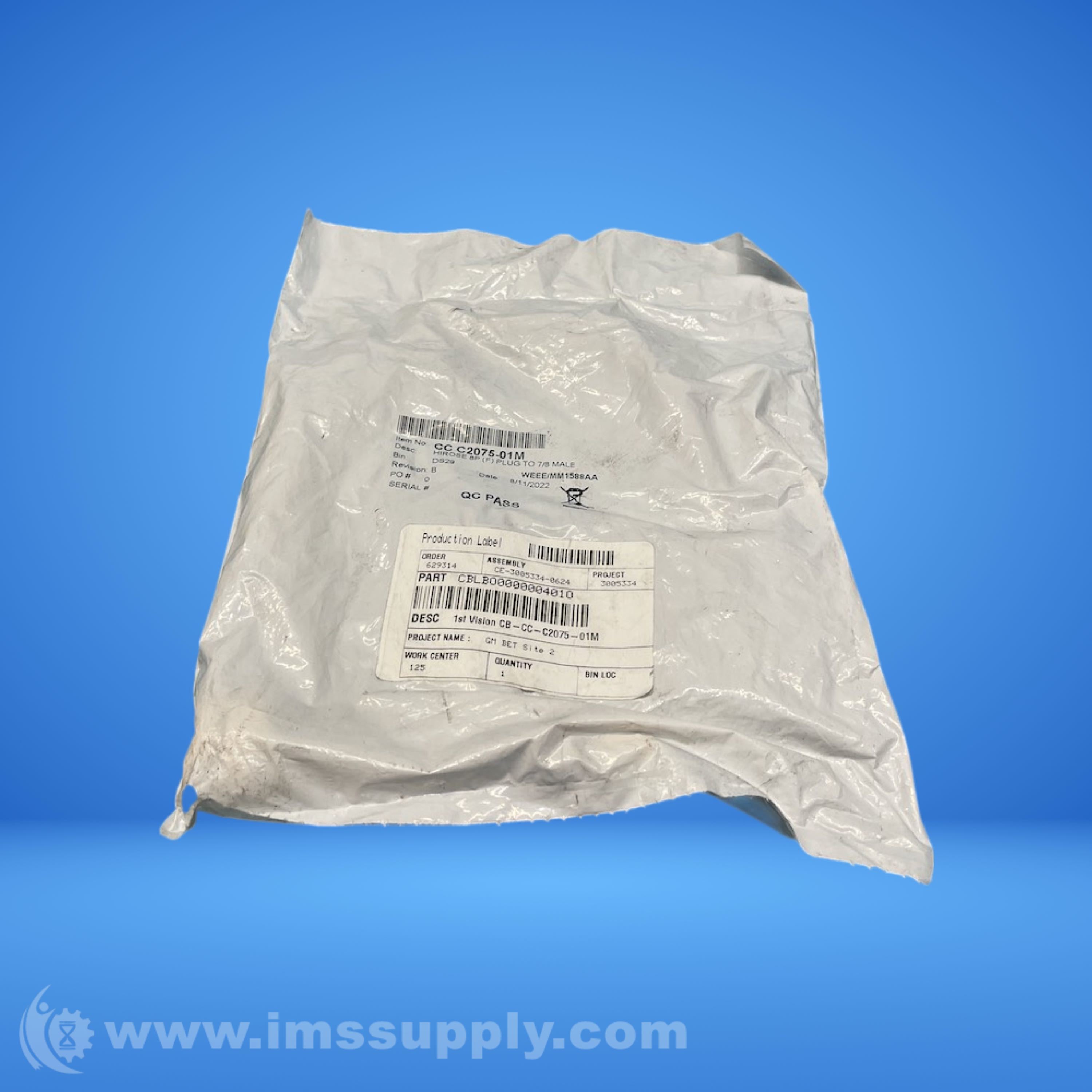 Hirose Electric CC C2075-01M Revision B - IMS Supply