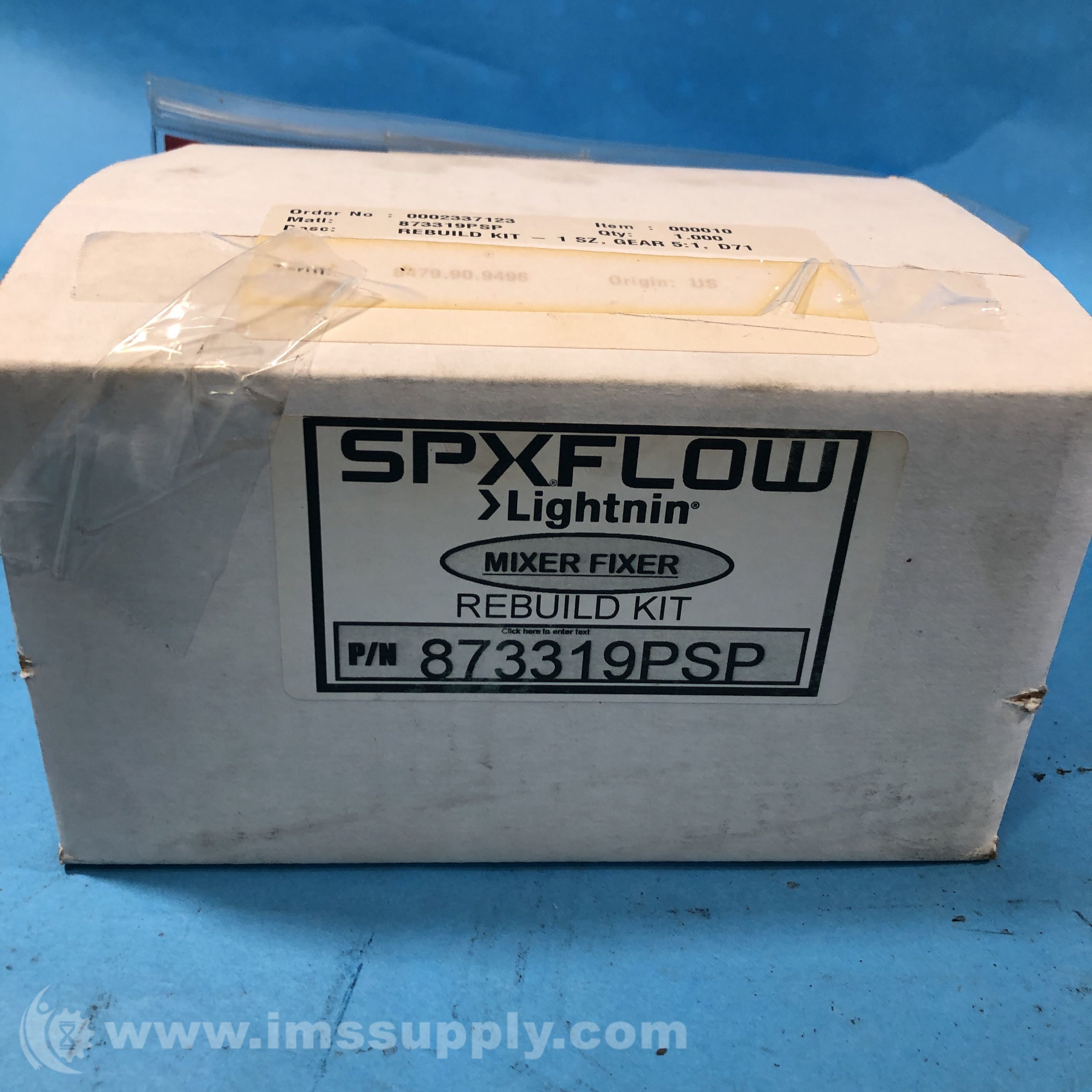 SPX Flow 873319PSP Lightnin Mixer Fixer Rebuild Kit - IMS Supply