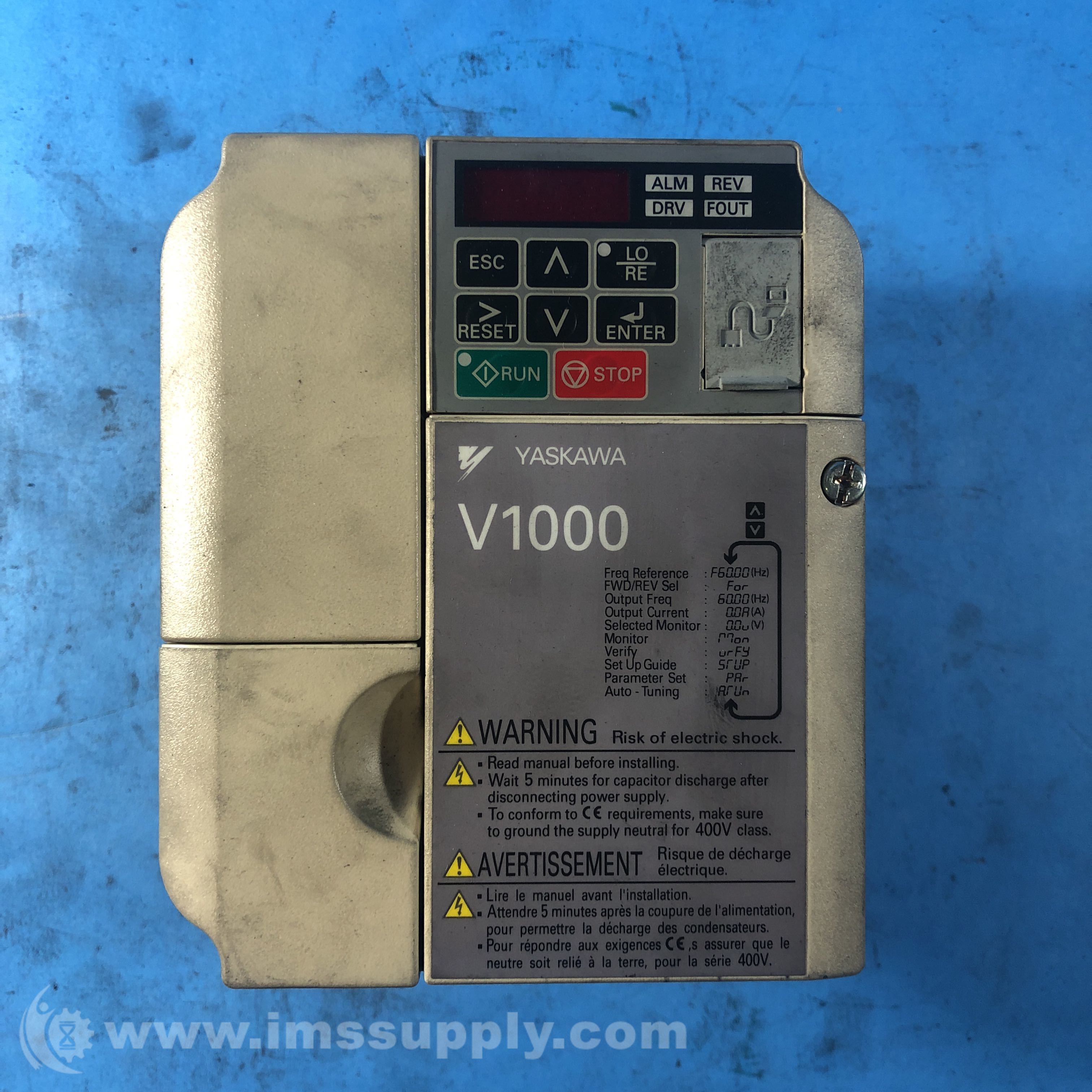 Yaskawa CIMR-VU4A00004FAA V1000 Servo Drive - IMS Supply