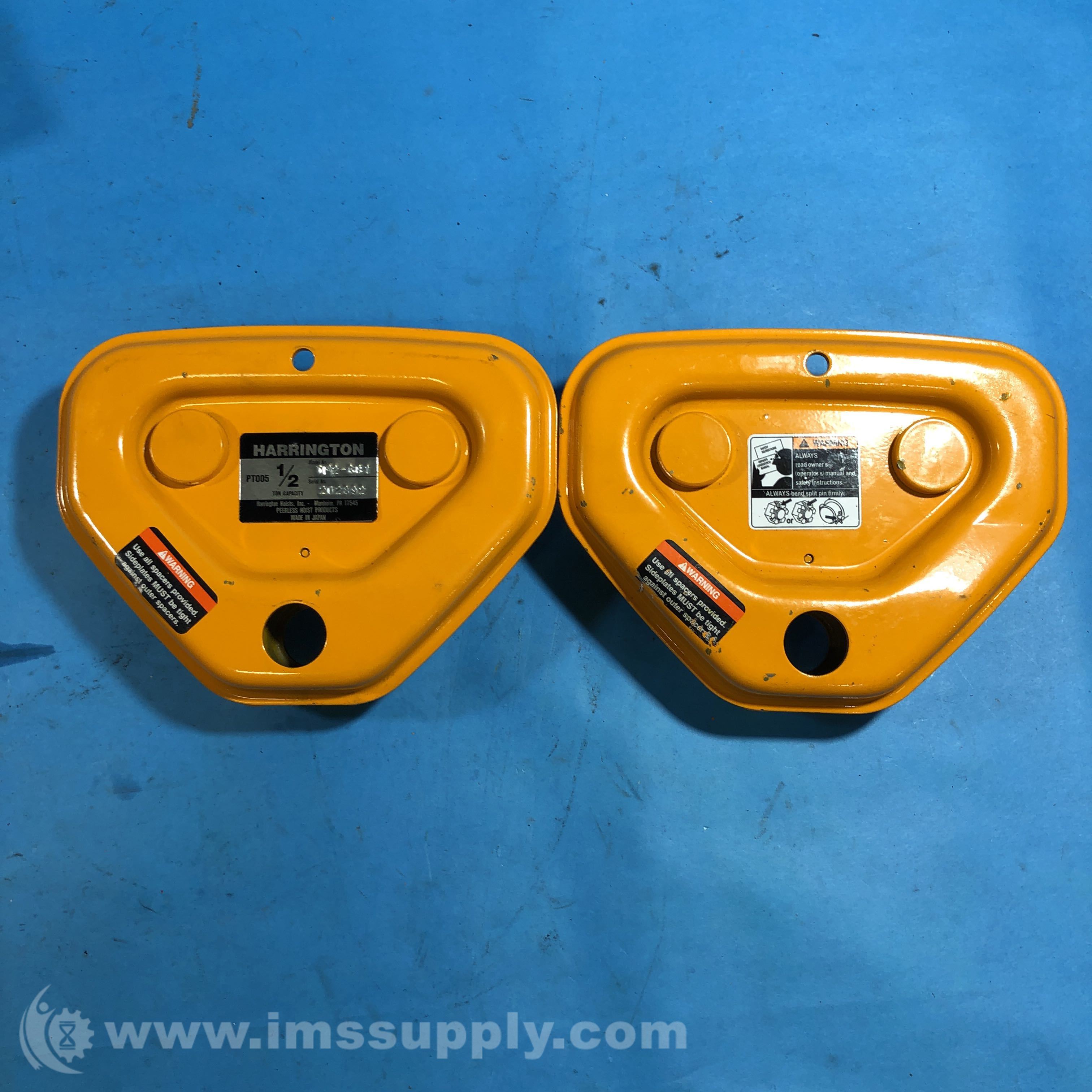 Harrington PT005 1/2 Ton Capacity Hoist Trolley Assembly - IMS Supply