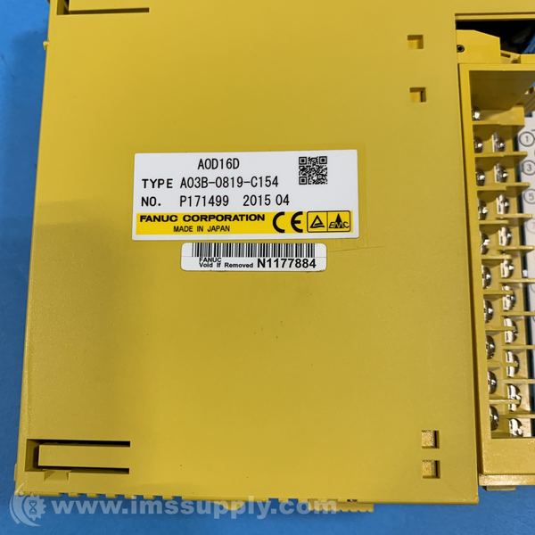 Fanuc A03B-0819-C154 Output Module Digital, 16 point - IMS Supply