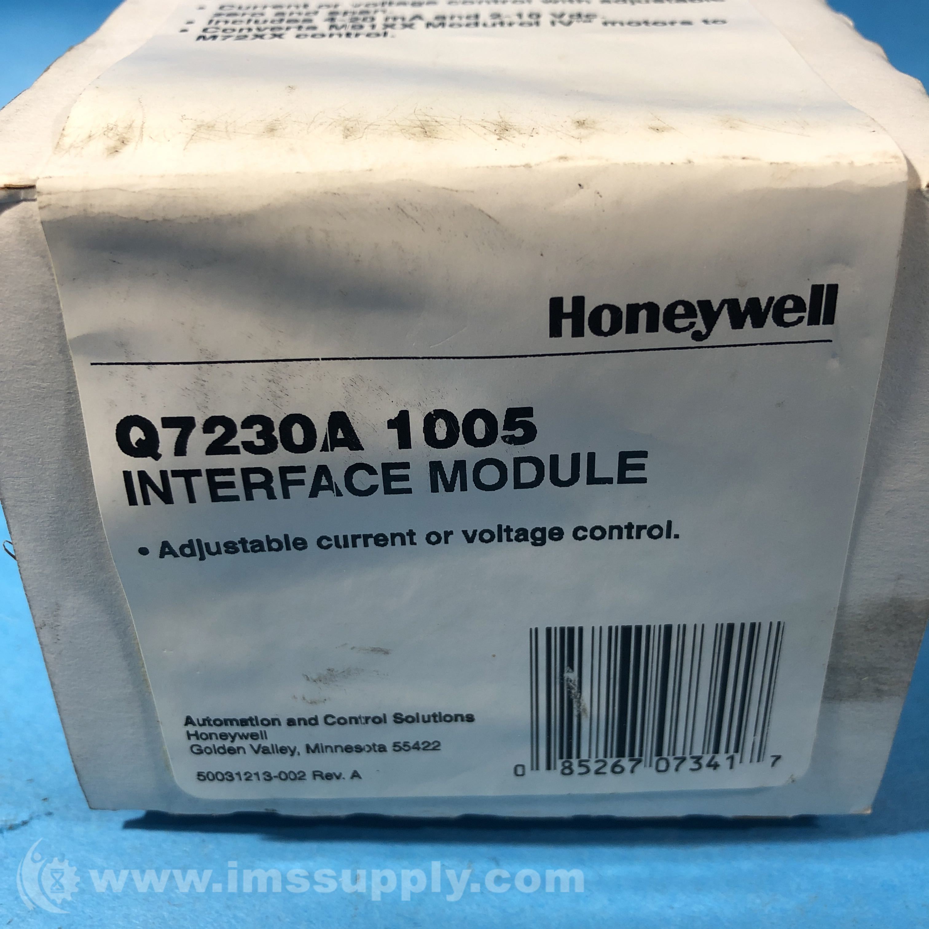 Honeywell Q7230A 1005 Control Interface Module - IMS Supply