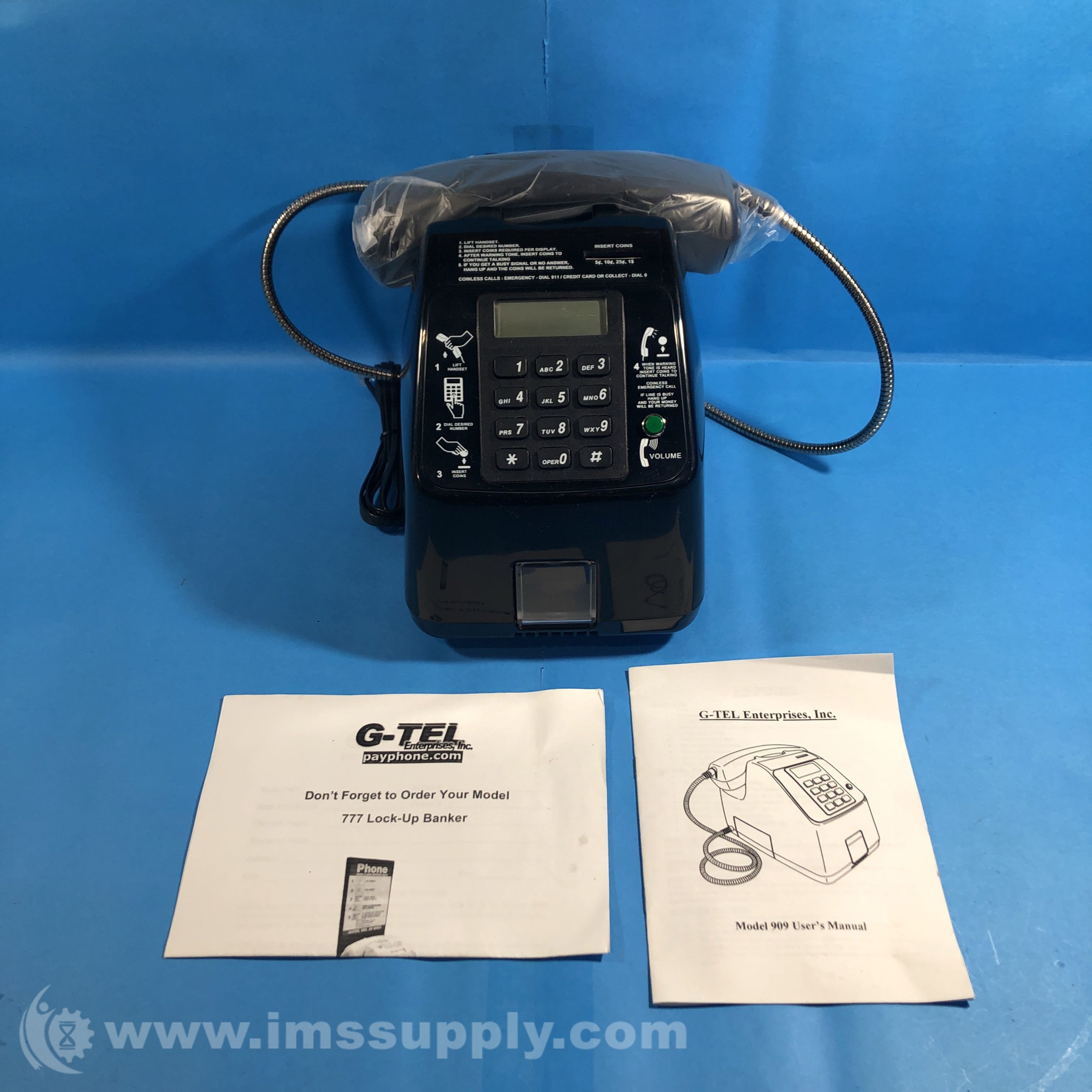 G-Tel Enterprises, Inc. 909 Coin Operated Pay Phone - IMS Supply