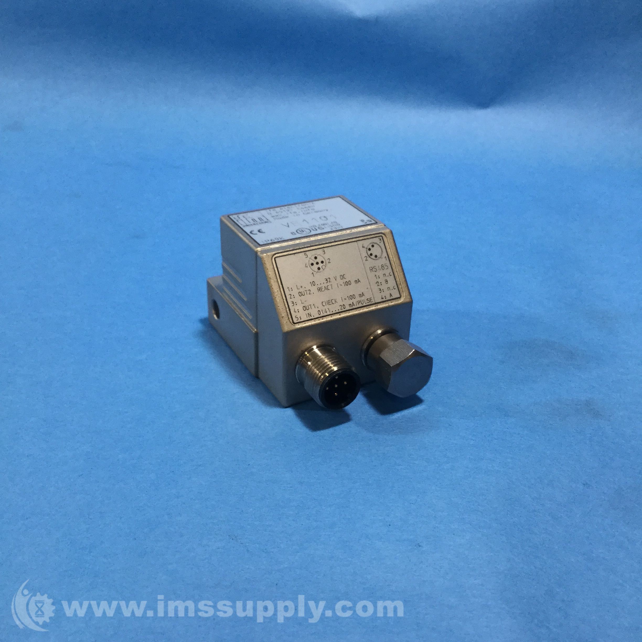 Ifm VE1101 Vibration Sensor, Diagnostic Unit - IMS Supply