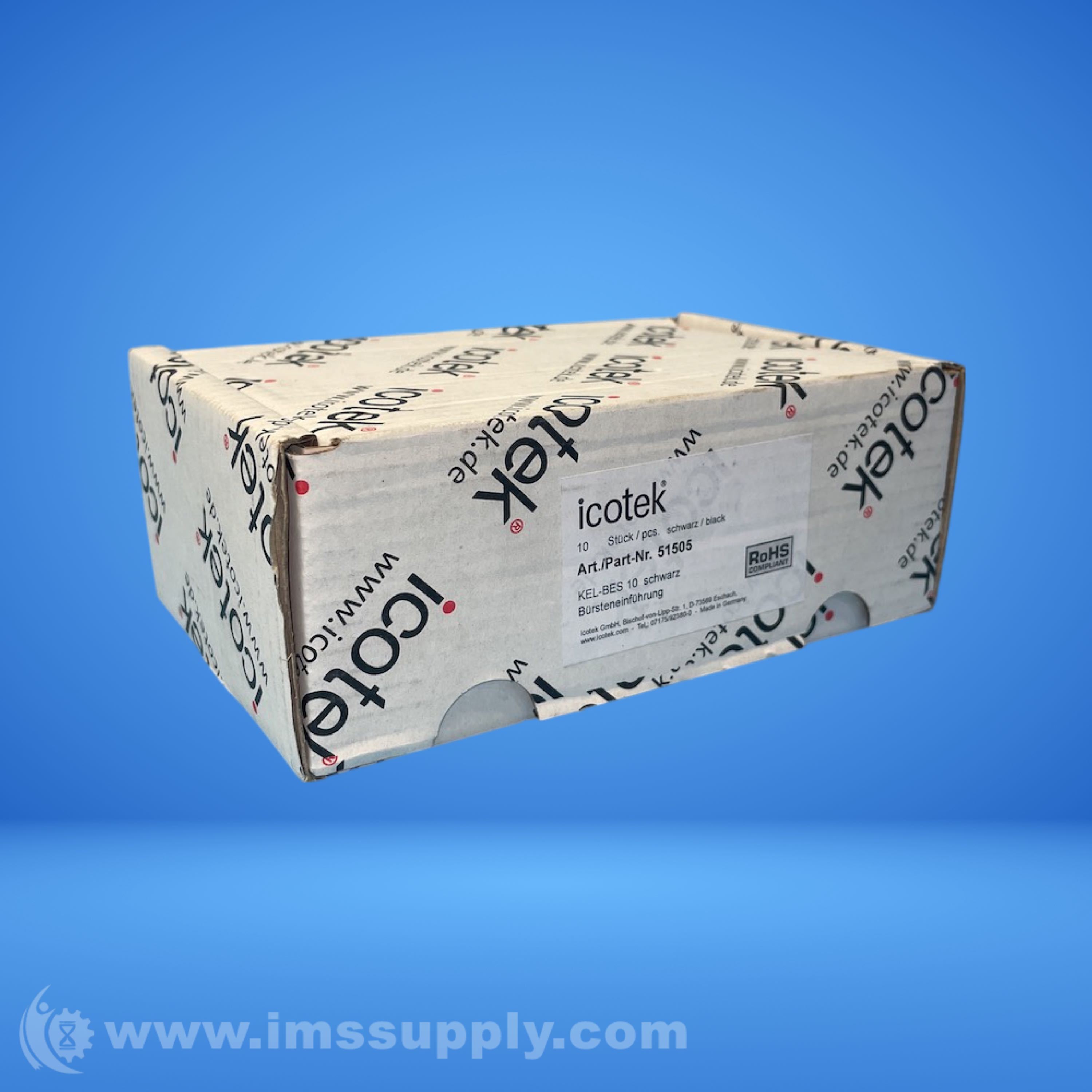 Icotek 51505 Box of 10 Brush Plates - IMS Supply