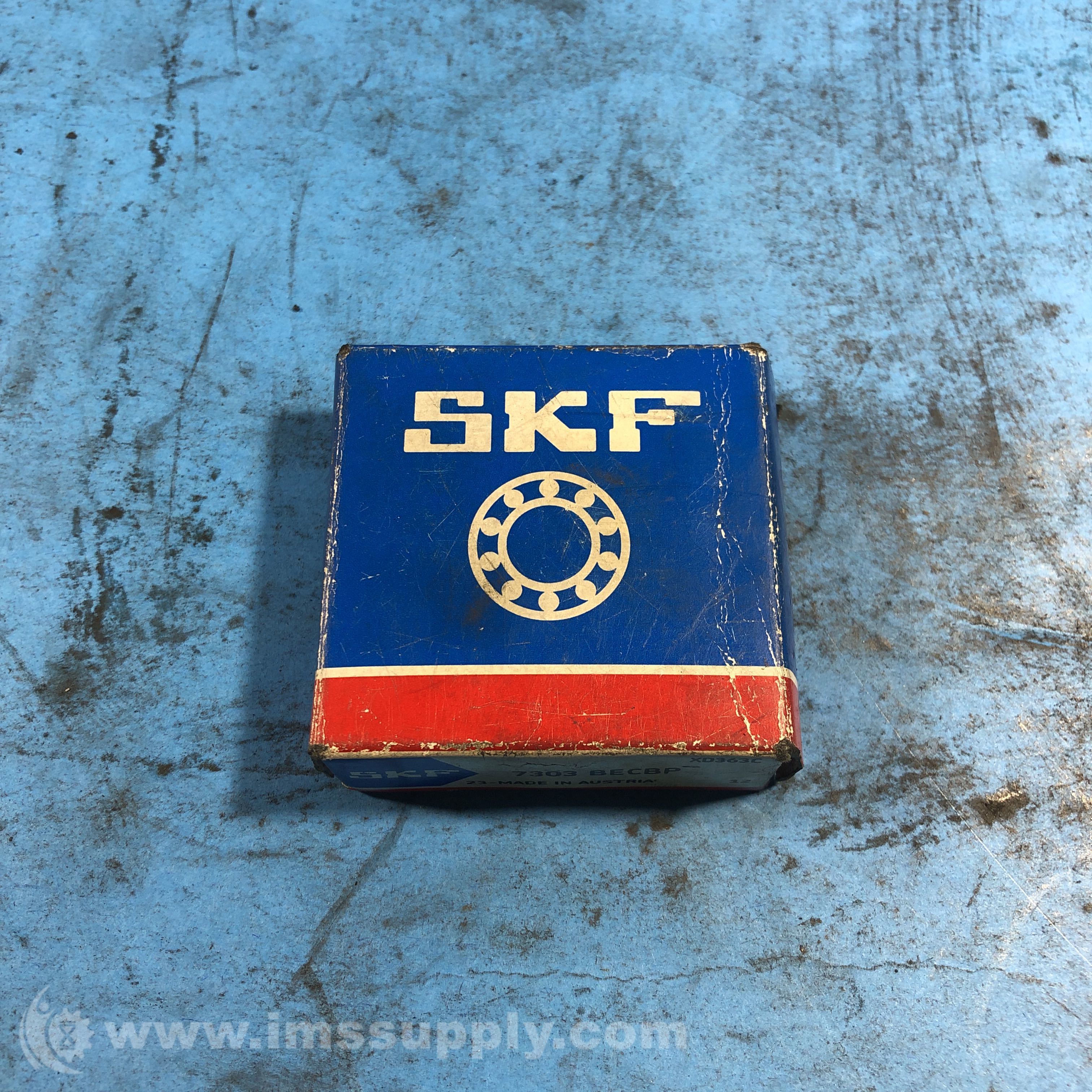 SKF 7303 BECBP Single Row Angular Contact Ball Bearing - IMS Supply
