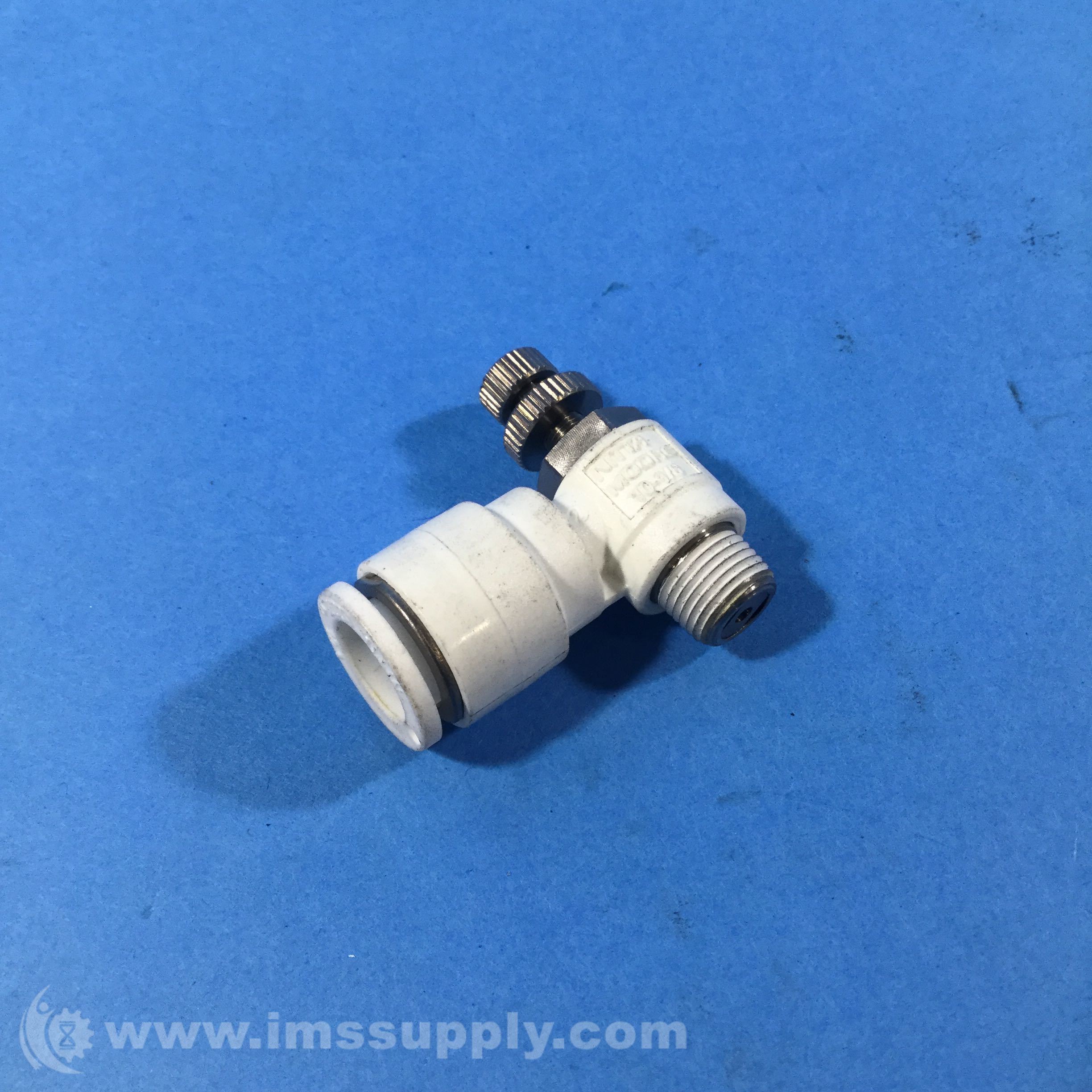 Nitta Moore ESC10-PT1/8, Flow Control Valve 6MM OD Tube 1/4PT - IMS Supply