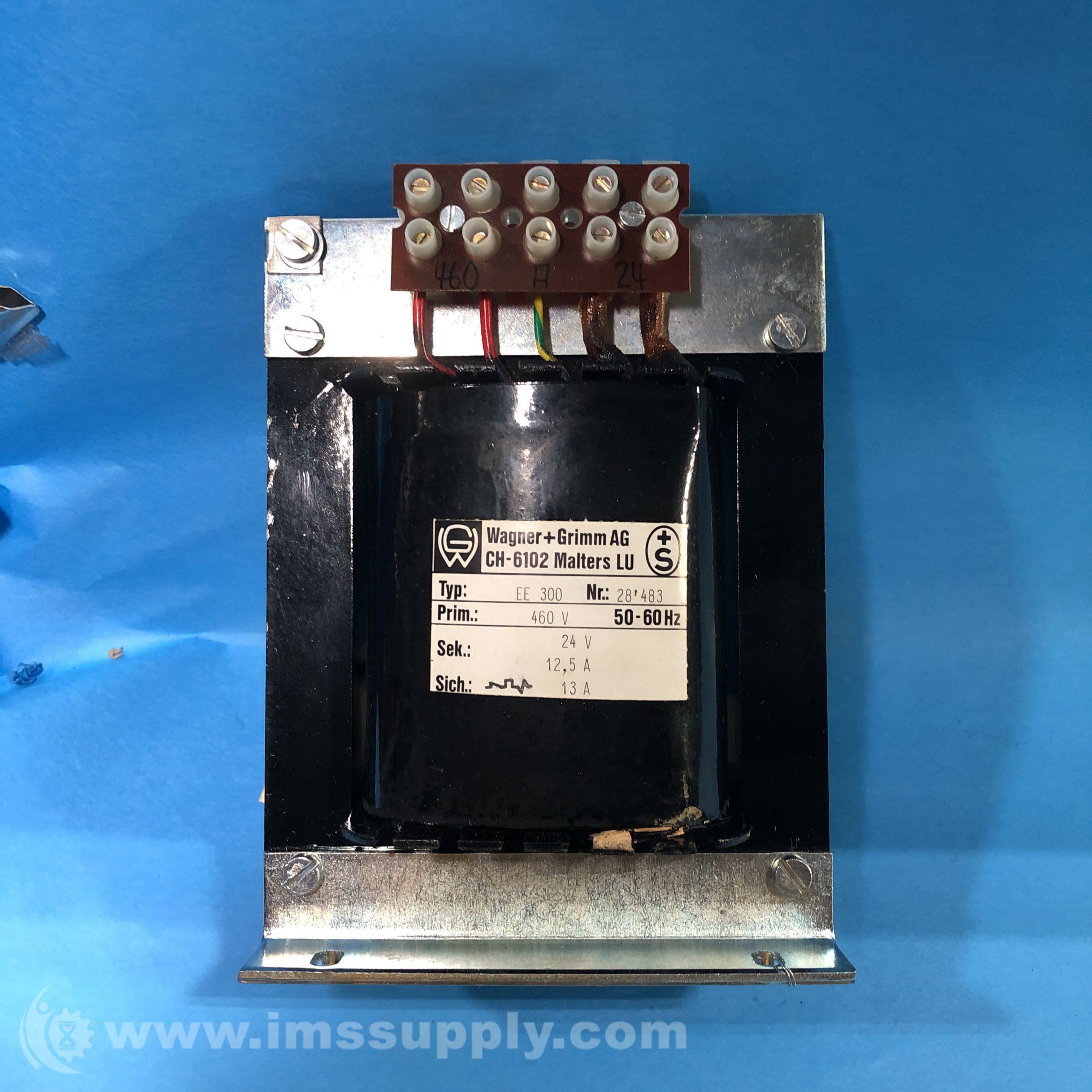 Wagner & Grimm AG EE-300 Transformer, 460 V - IMS Supply