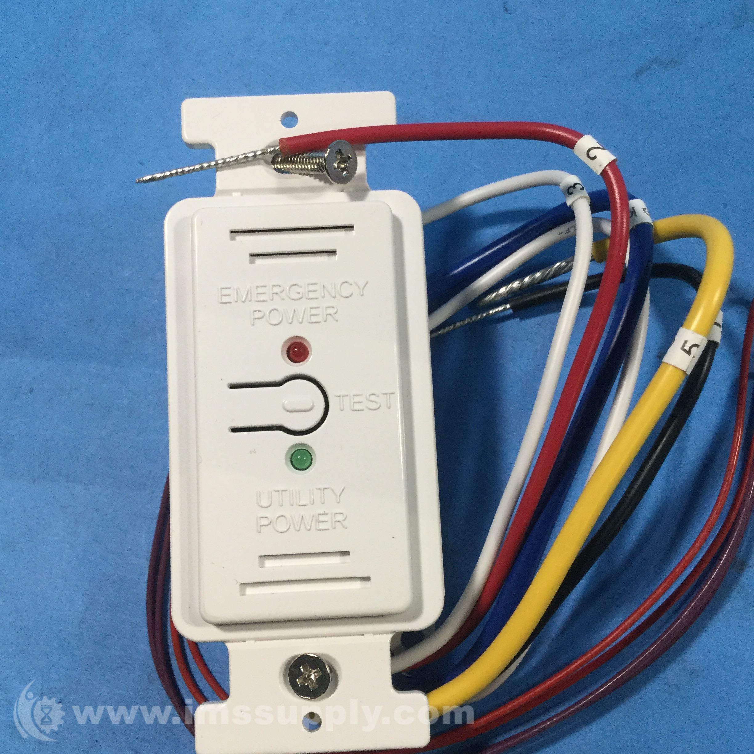 LVS Inc EPC-2-D Emergency Lighting Power Control Switch, 120-277V - IMS ...