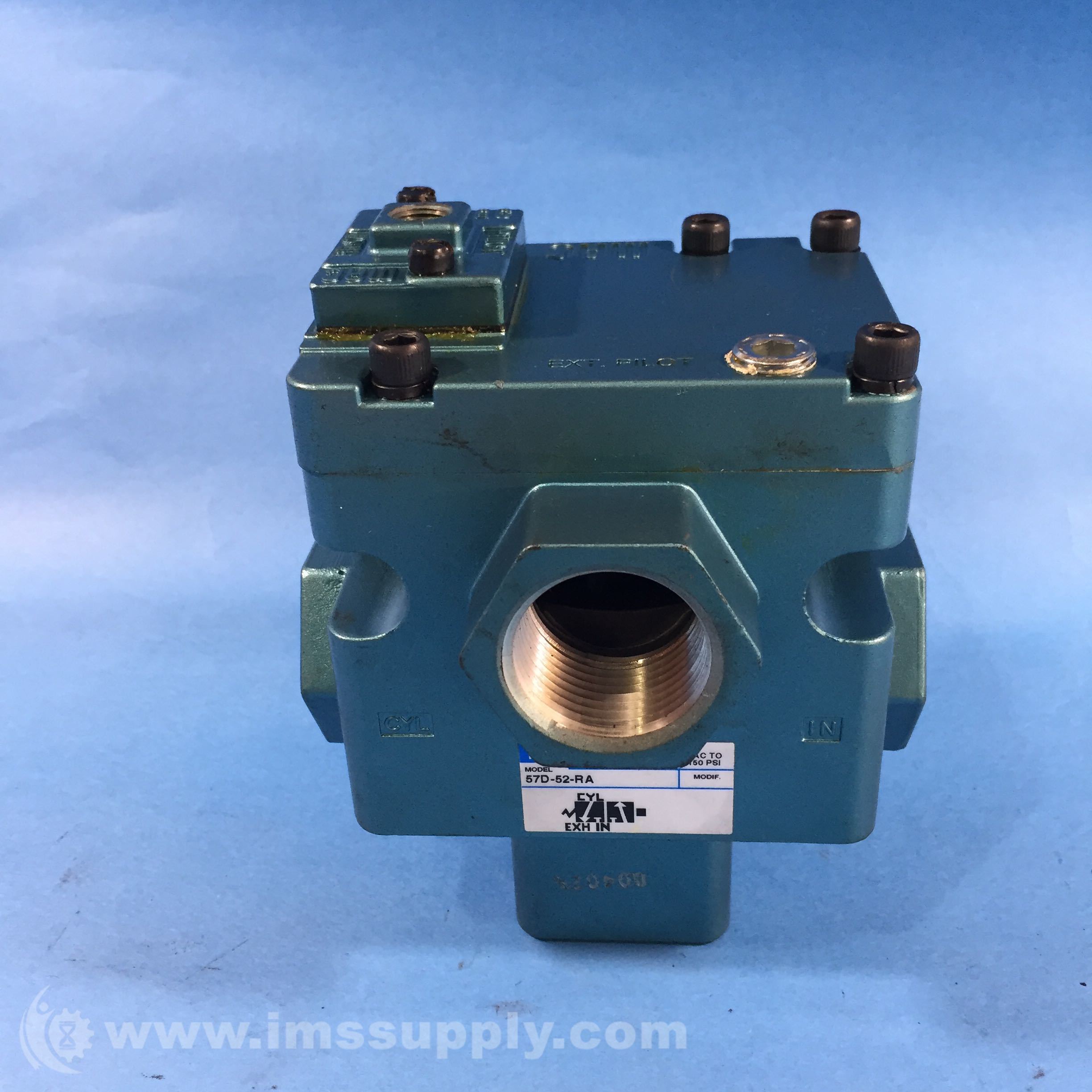 Mac Valves Inc 57D-52-RA Solenoid Valve 20-150PSI - IMS Supply