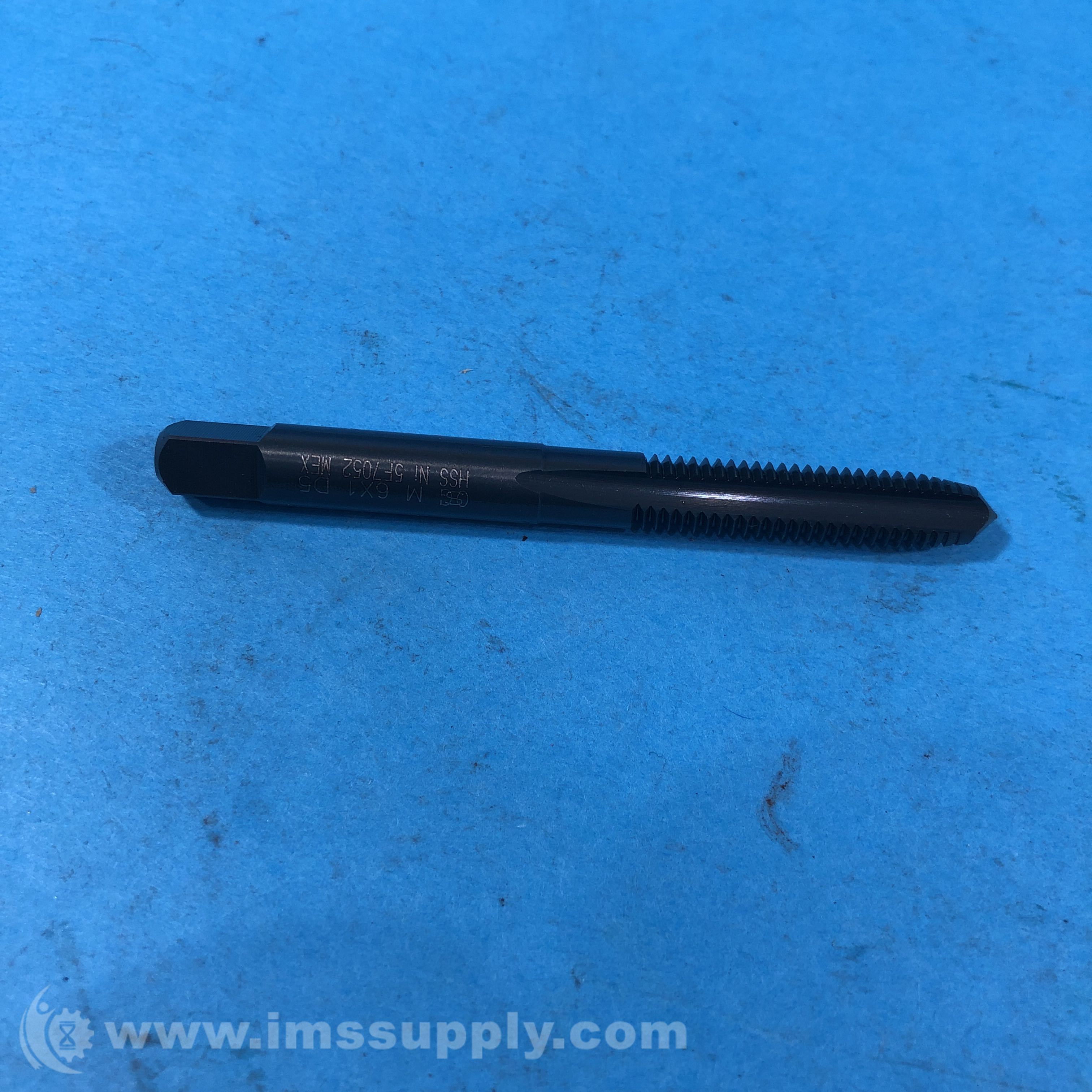 OSG USA, INC. 1608107 M6 x 1.0 D5 3FL Plug CI N/O Straight Flute - IMS Supply