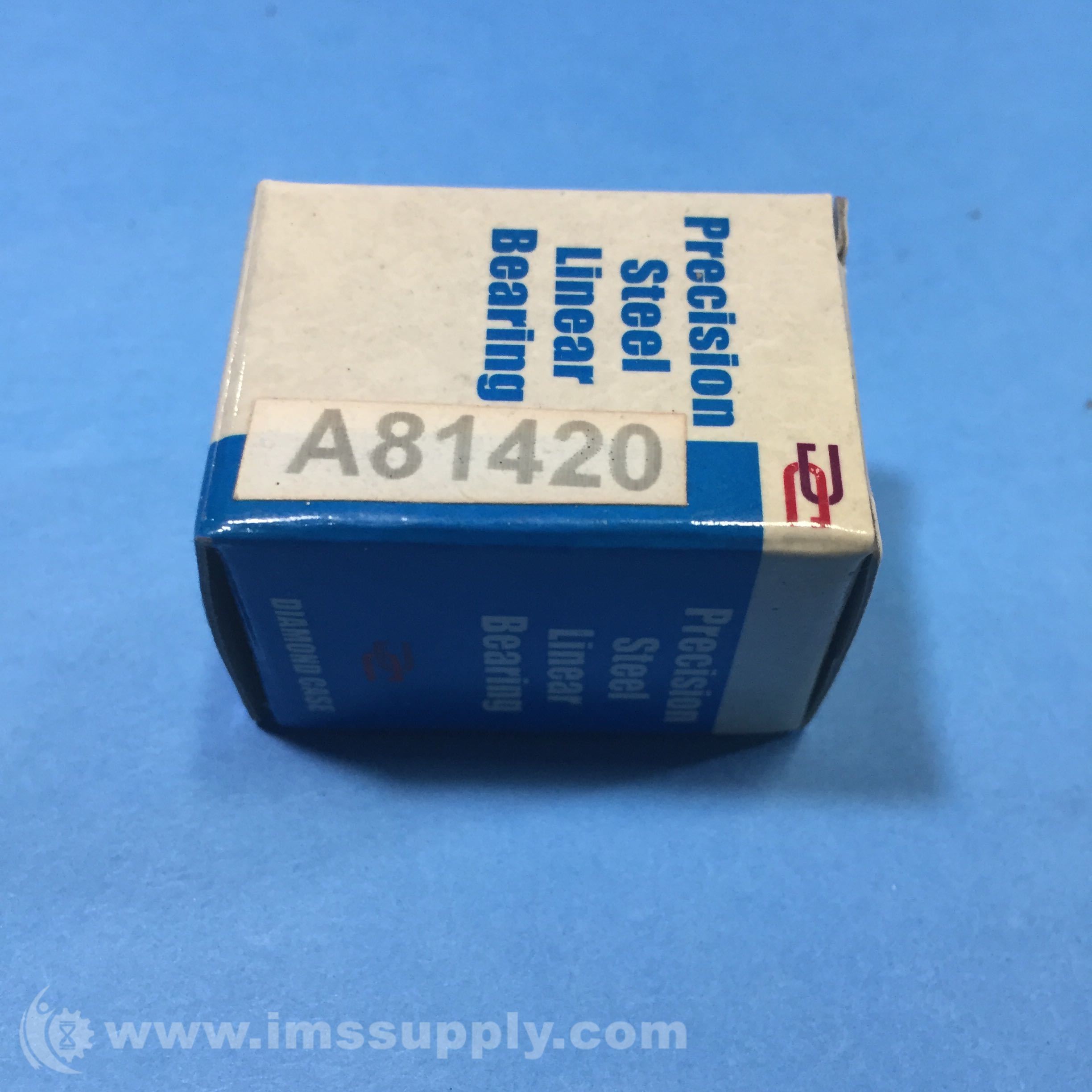 Diamond Case A81420 Precision Steel Linear Bearing - IMS Supply
