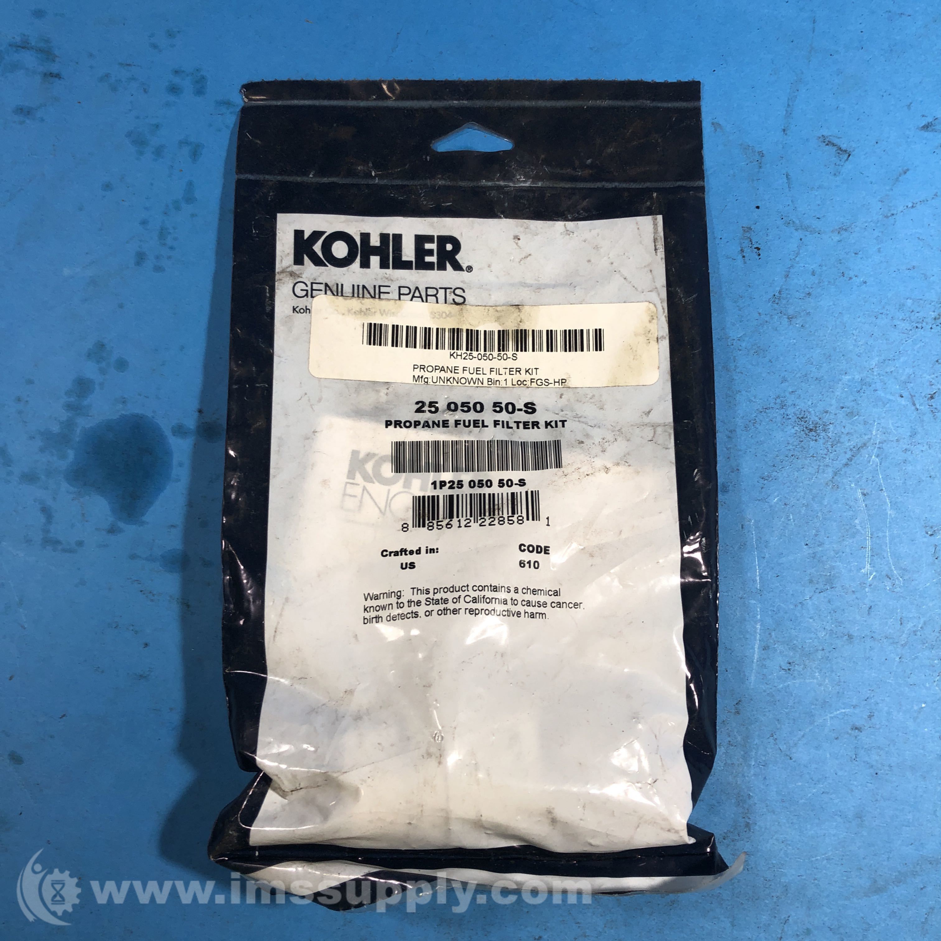 Kohler 25 050 50-S Propane Fuel Filter Kit - IMS Supply