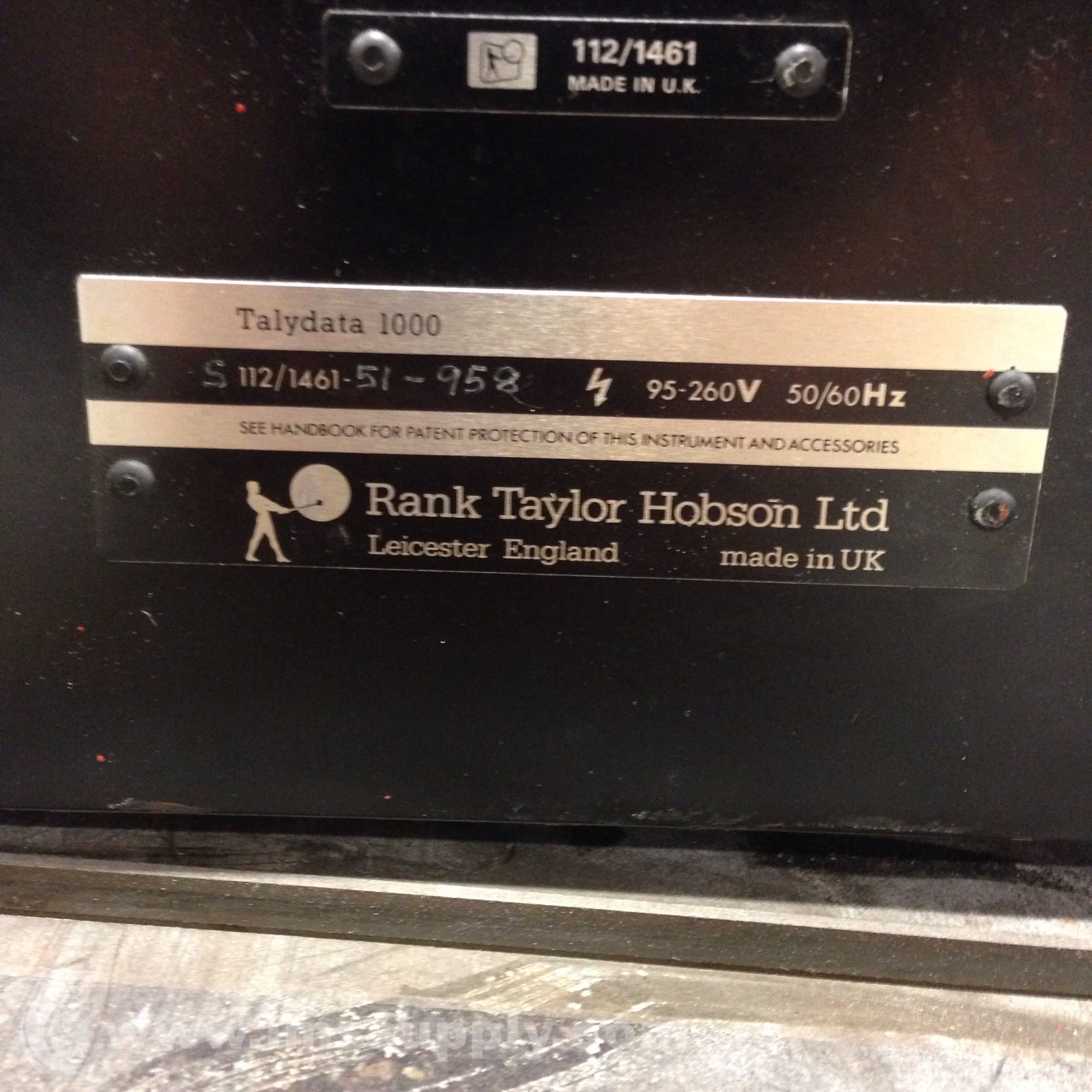 Taylor Hobson 112/1603-213 Talysurf 6 - IMS Supply