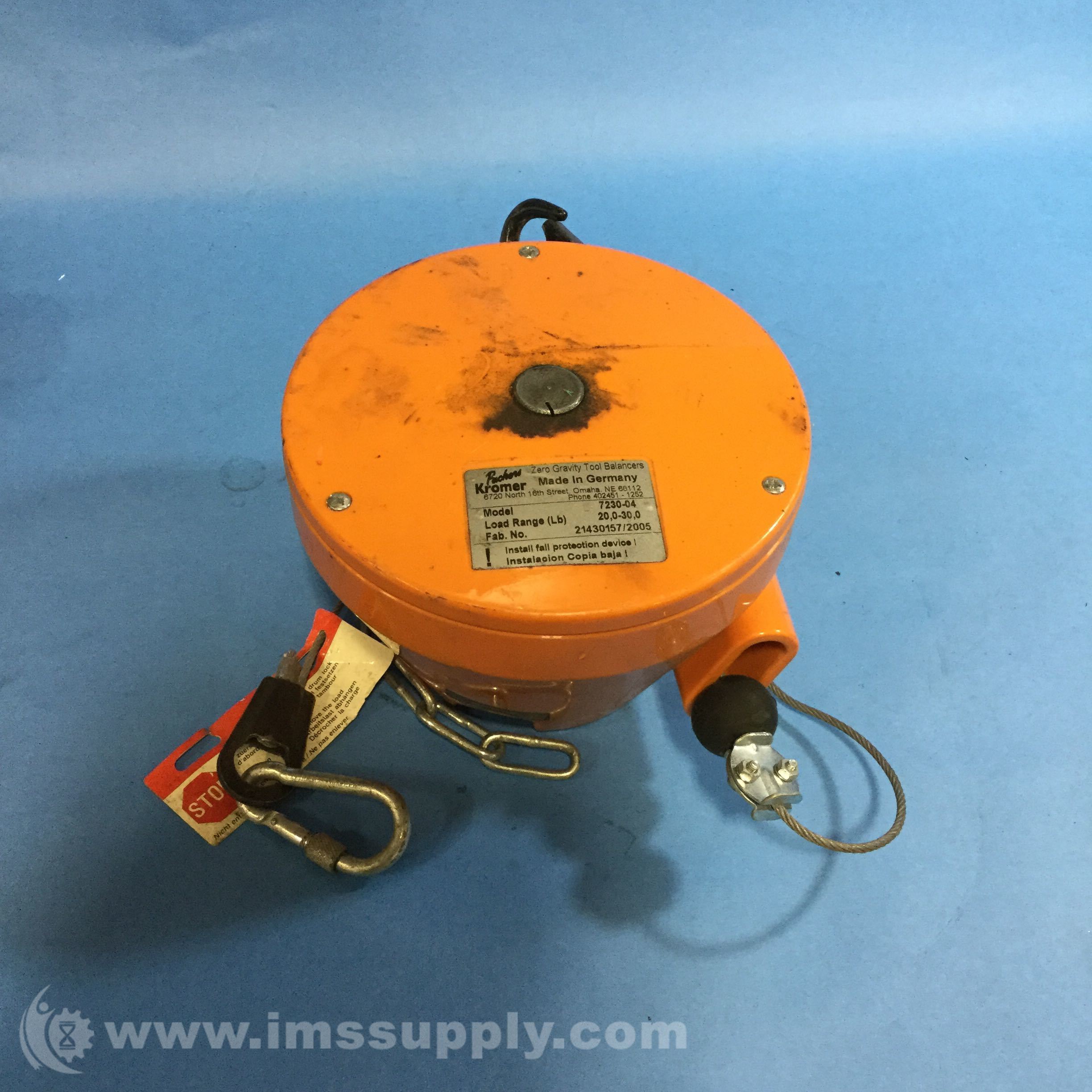 Packers Kromer 7230-04 Zero Gravity Tool Balancer - IMS Supply