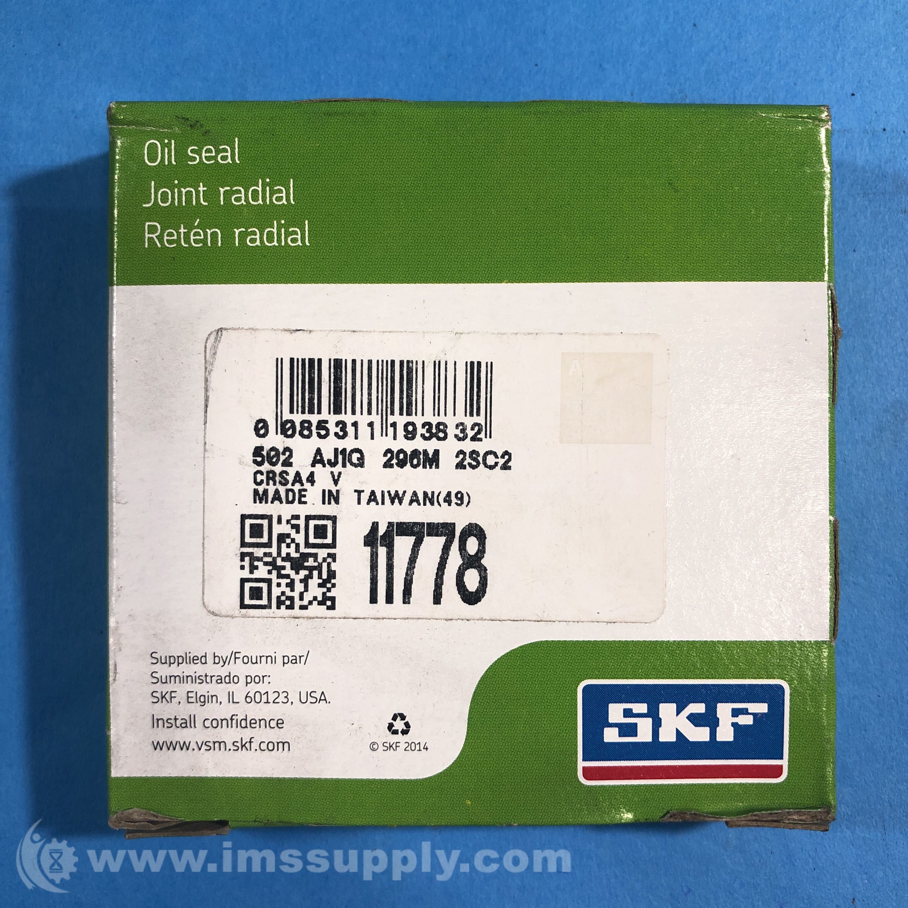 SKF 11778 Double Lip Joint Radial Oil Seal - IMS Supply
