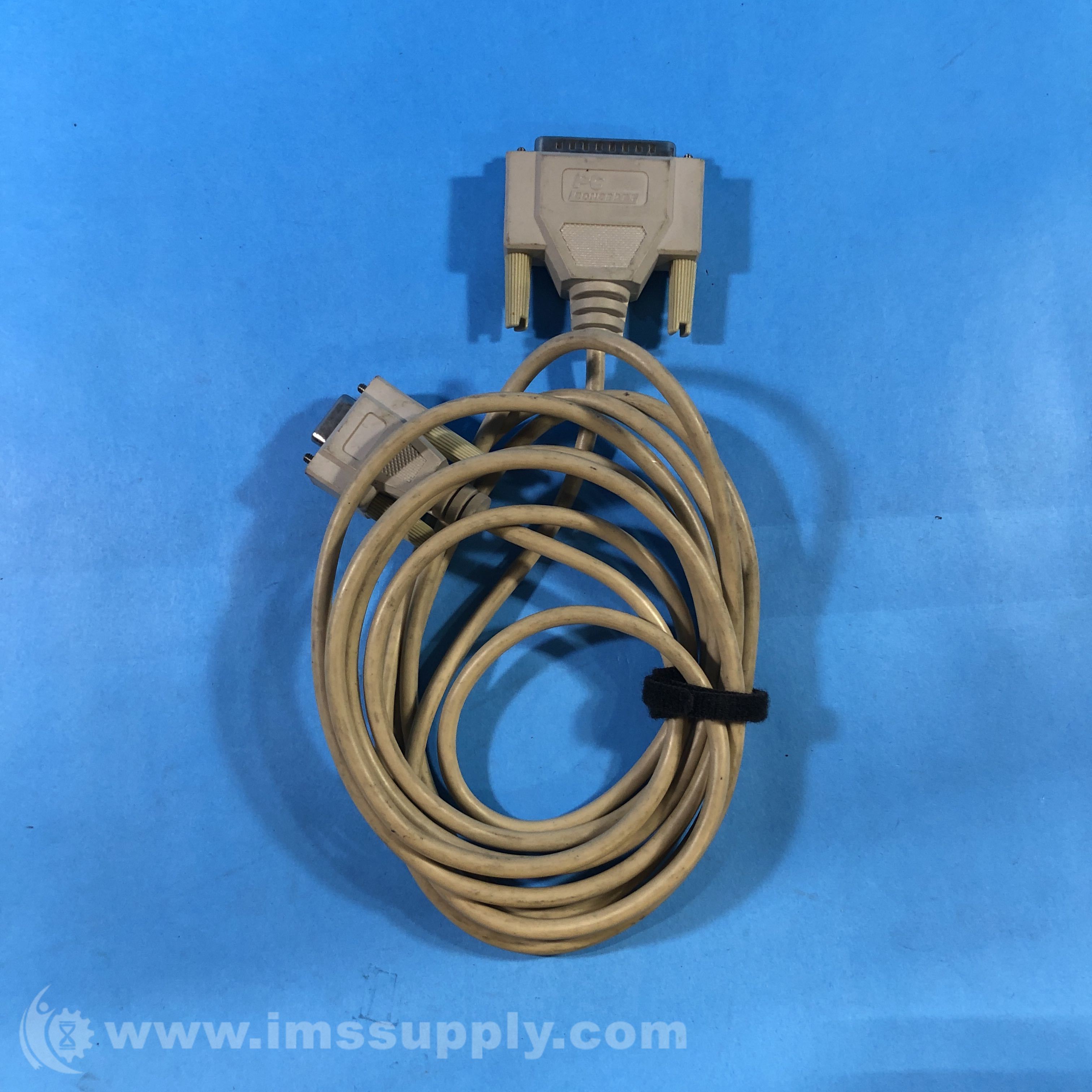 PC Concepts Male Serial Null 9 Pin F to 25 Pin M Modem Cable - IMS Supply