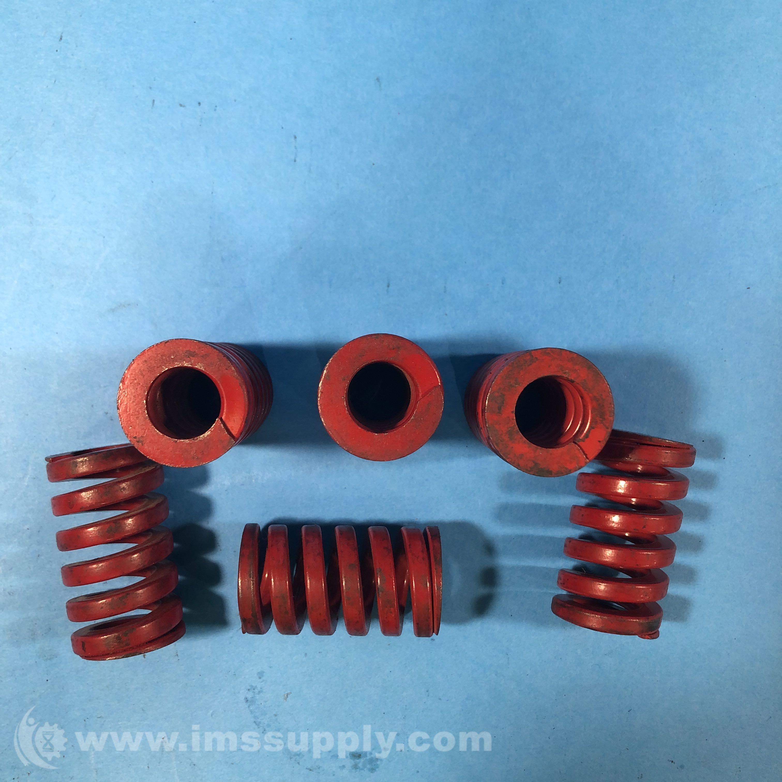 Set of 6 Die Spring 7 Red - IMS Supply