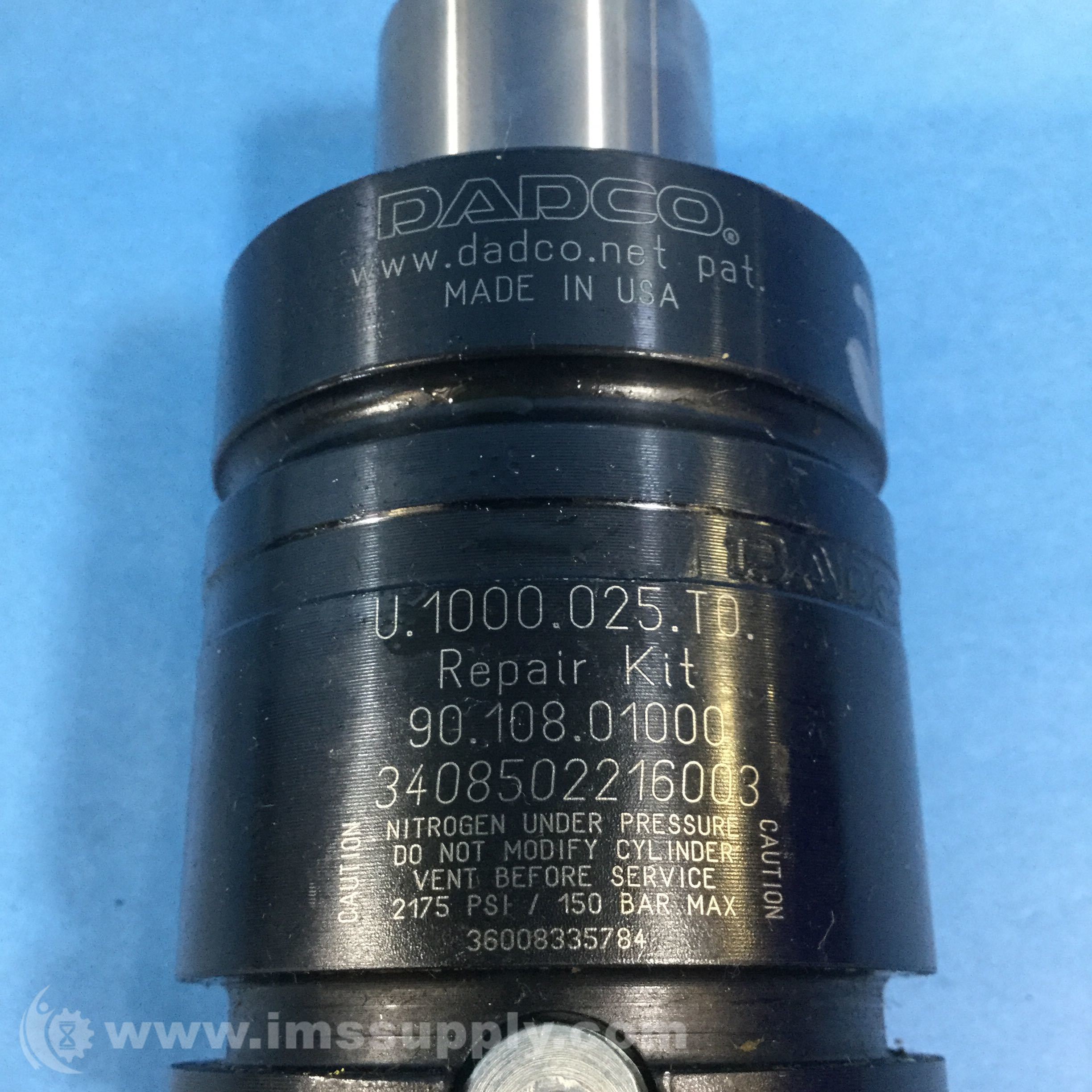 Dadco U.1000.025.T0 Ultra Force Nitrogen Gas Spring - IMS Supply