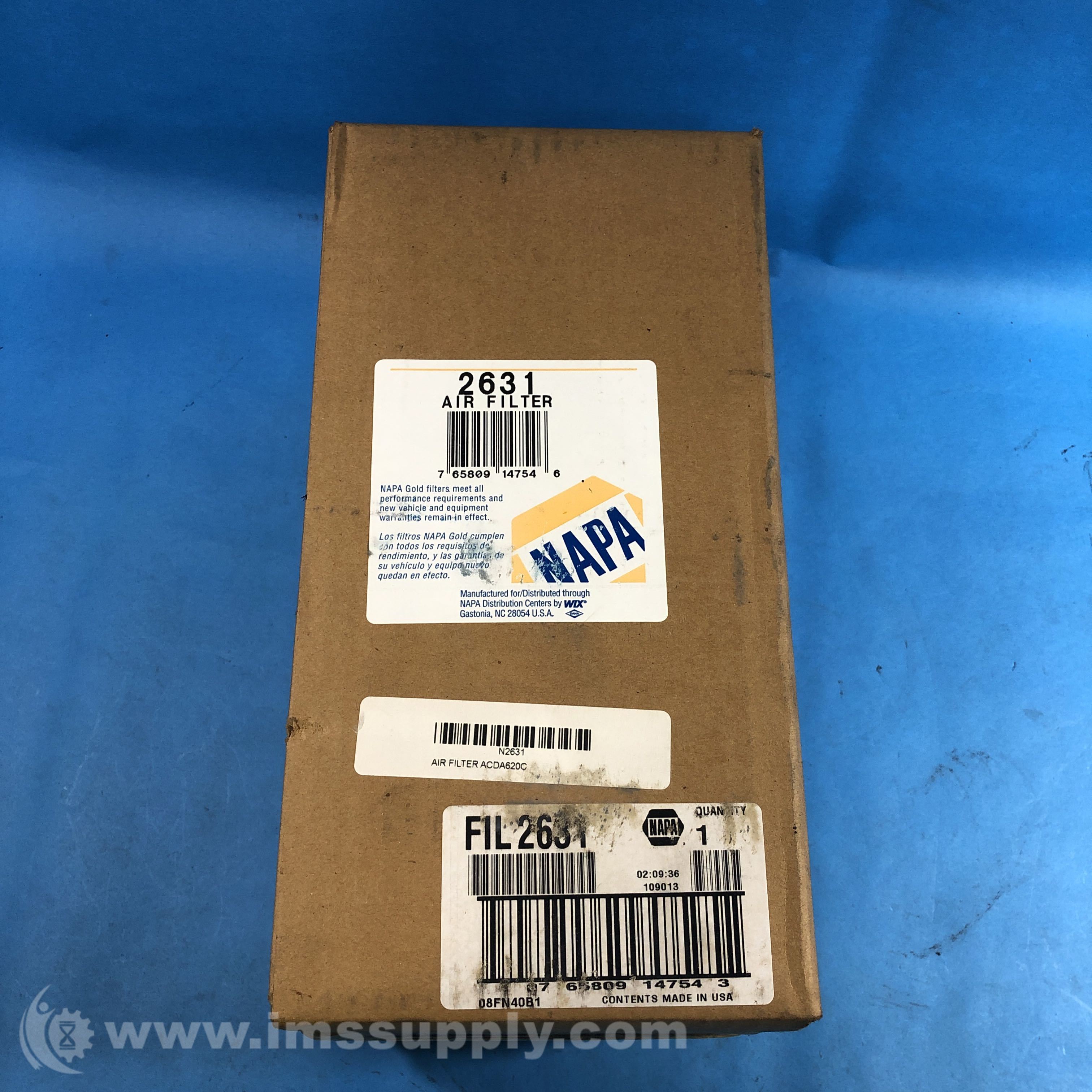 Napa 2631 Gold Air Filter - IMS Supply