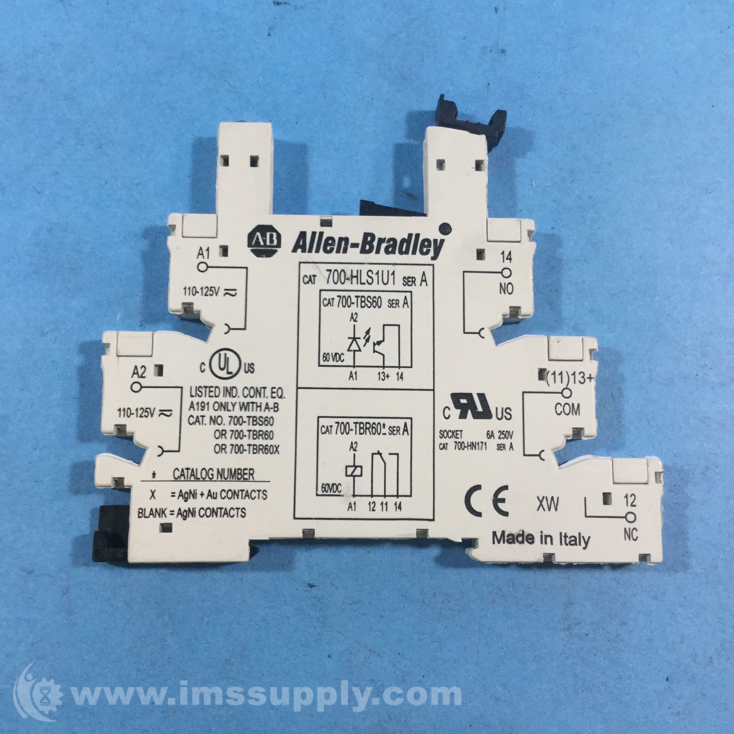 Allen Bradley 700-HLS1U1 Series A 700-HL Solid State Relay Output - IMS ...