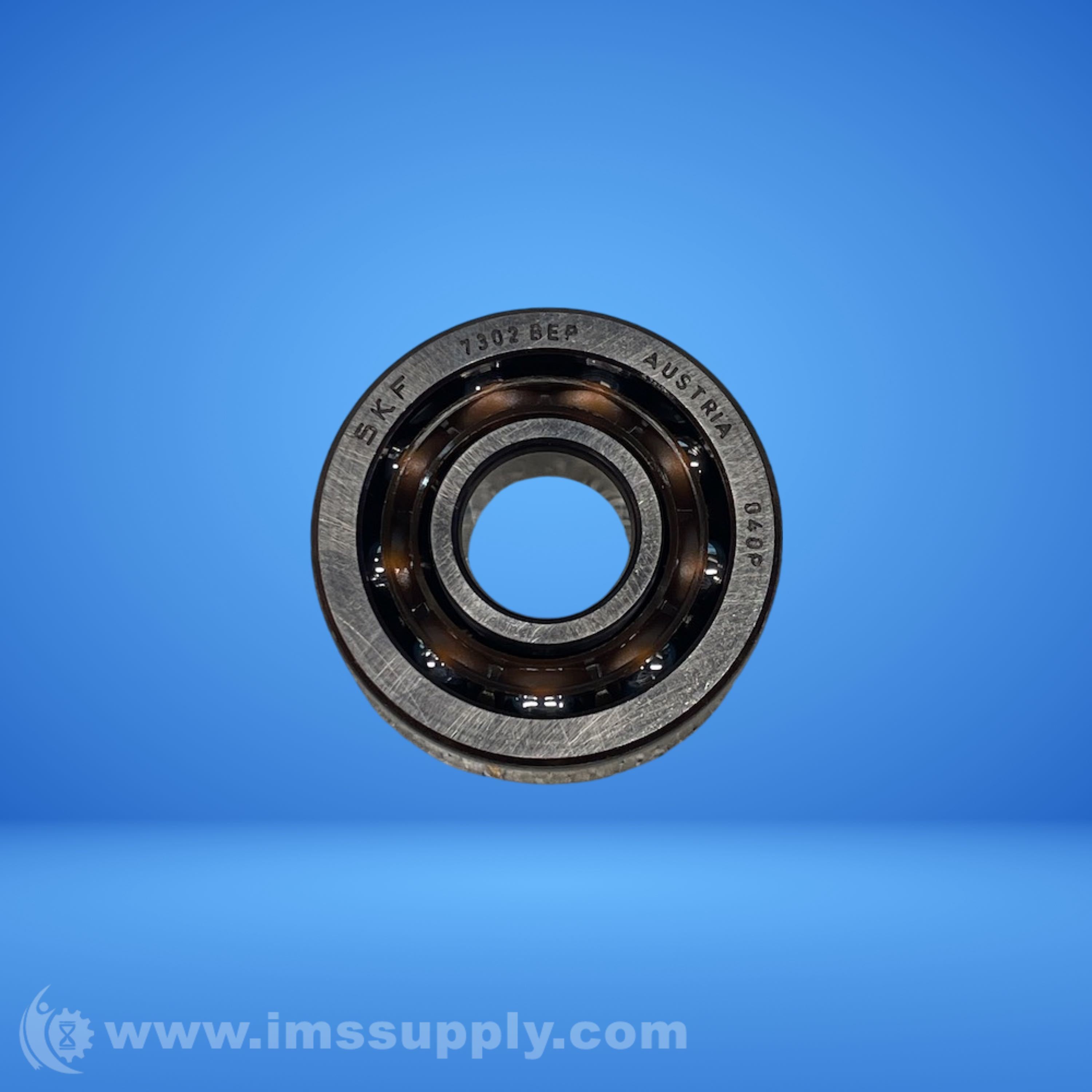 SKF 7302 BEP Single Row Angular Contact Ball Bearing - IMS Supply