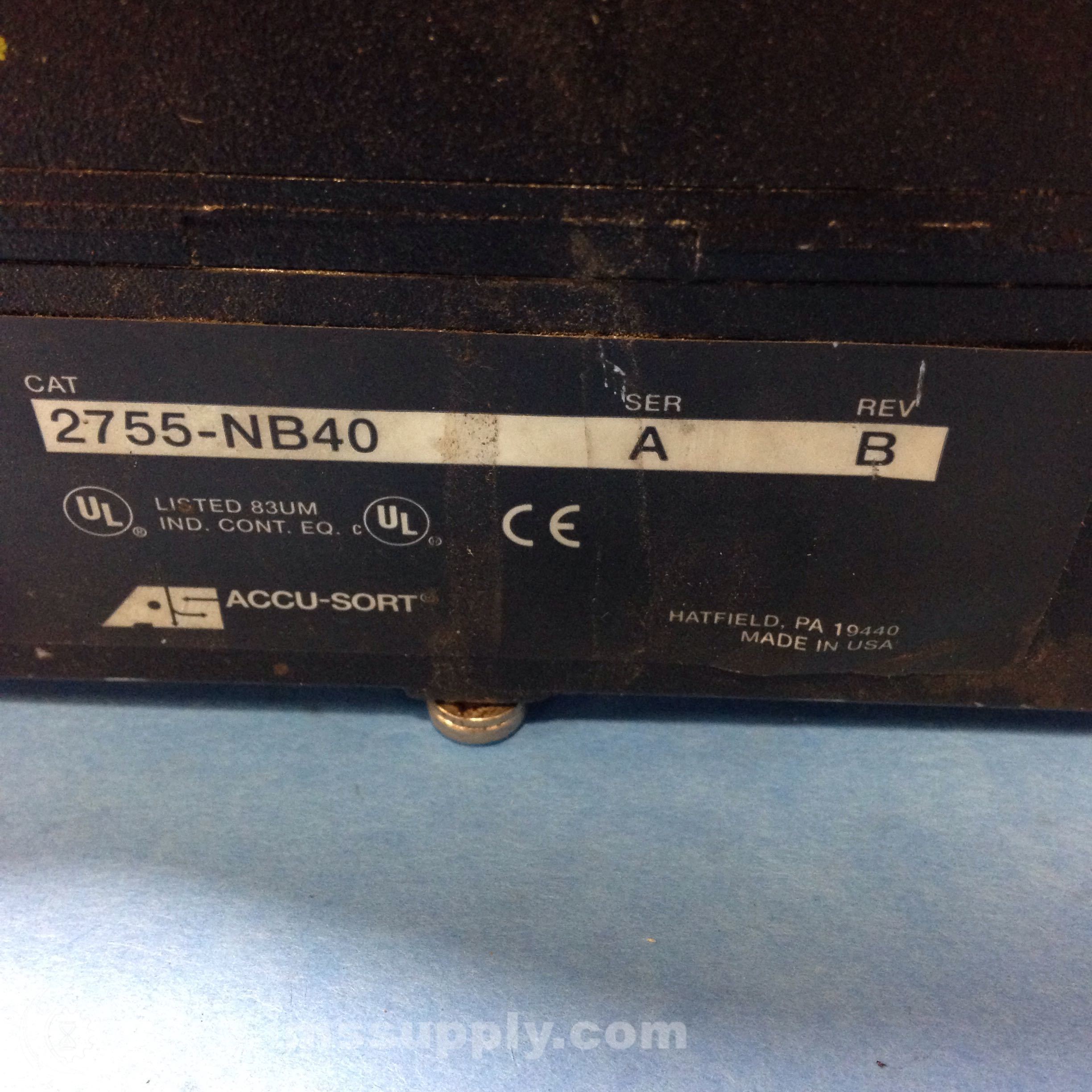 Accu Sort 2755-SNB Fixed Mount Barcode Reader - IMS Supply