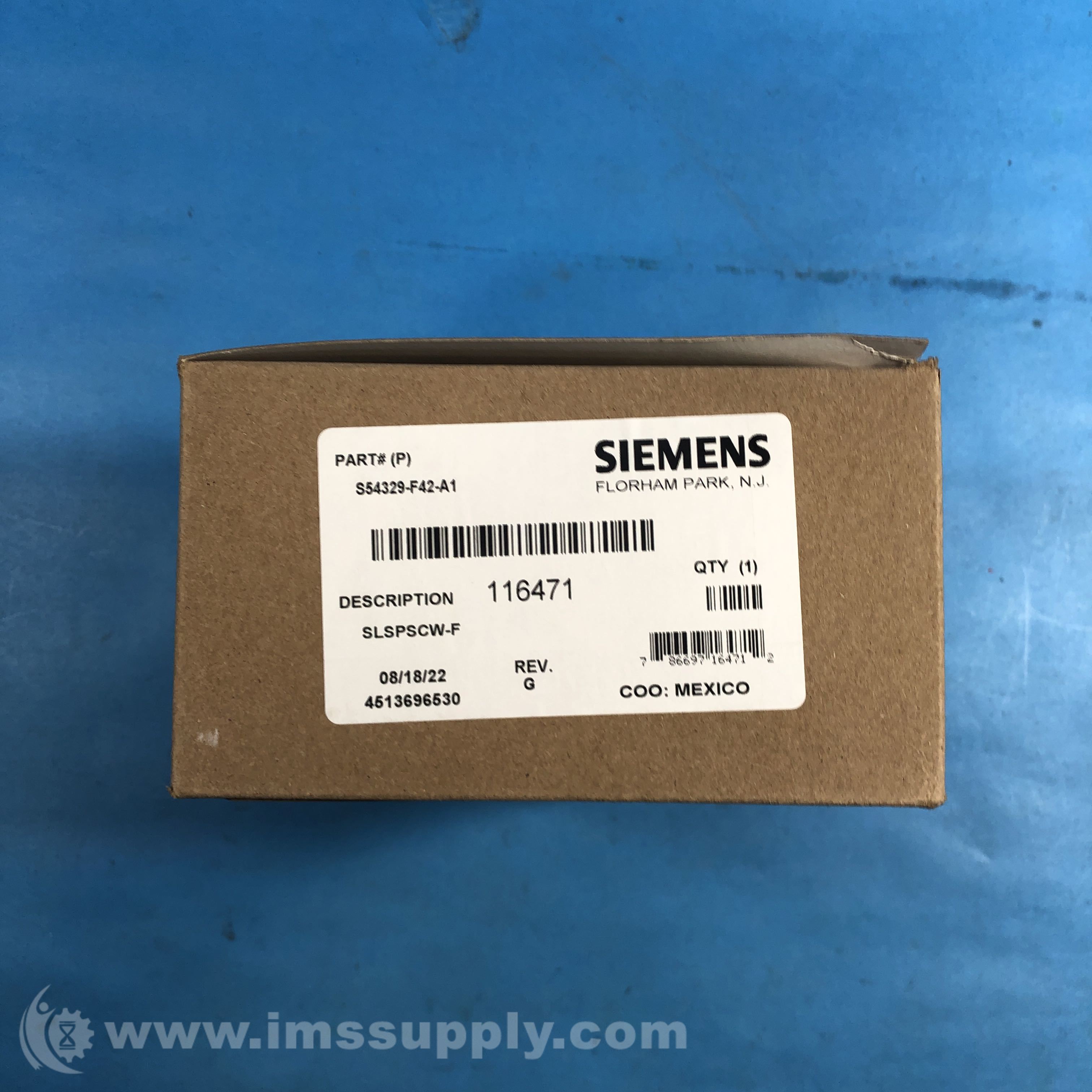 Siemens SLSPSCW-F White Speaker Strobe - IMS Supply