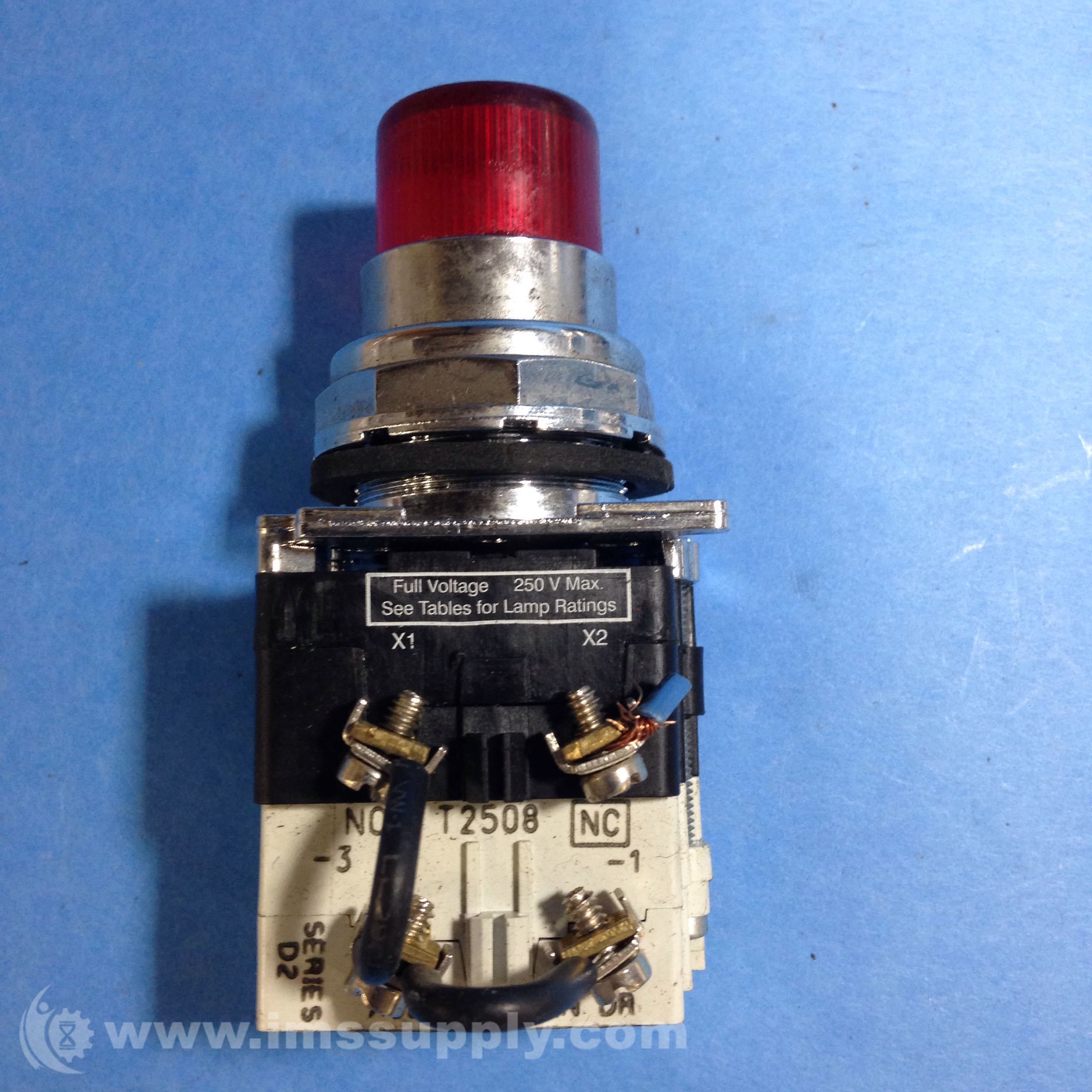 Cutler Hammer 10250T-91000T-E34 Pushbutton Illuninated Lens - IMS Supply