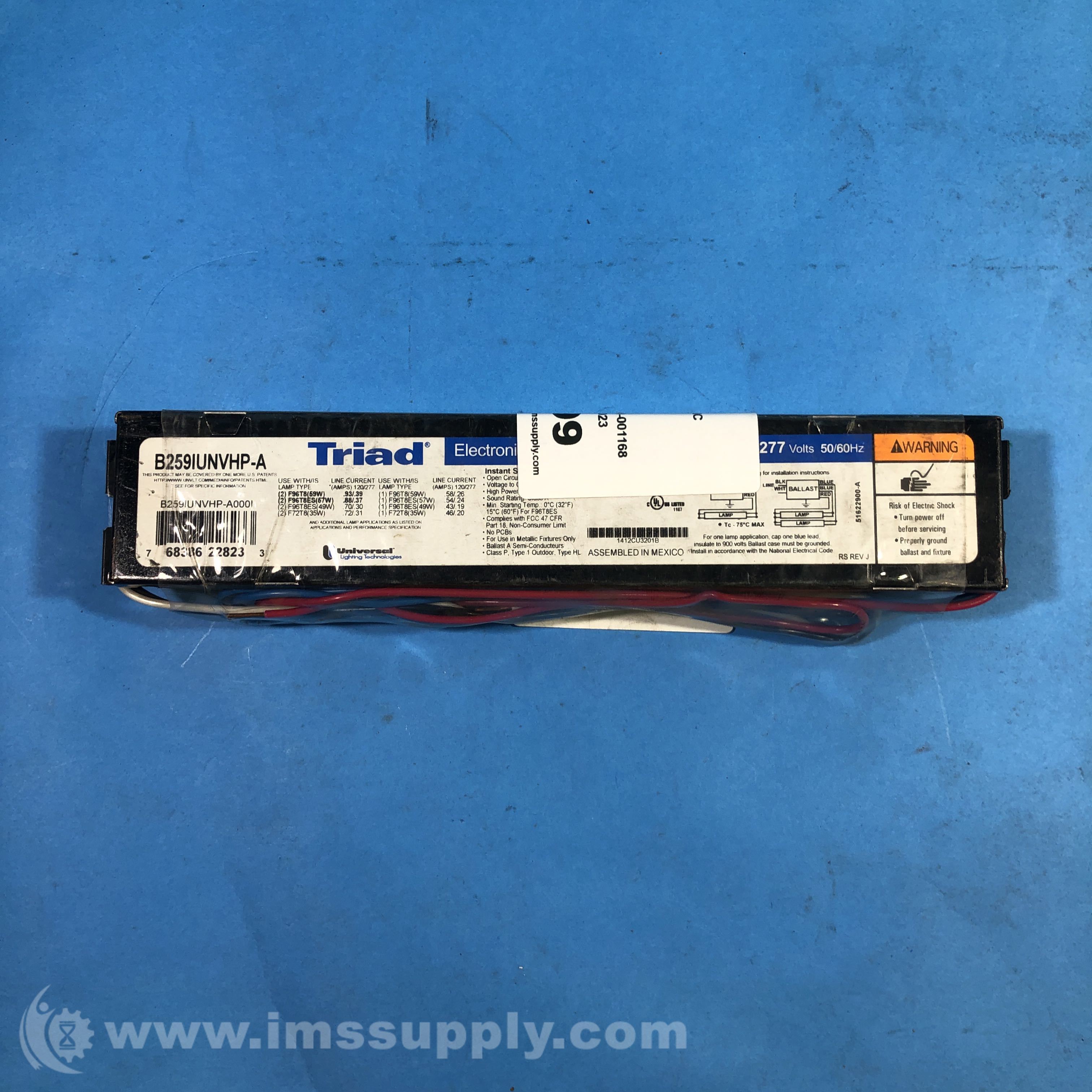 Triad Controls Inc B259IUNVHP-A Universal Triad Ballast - IMS Supply