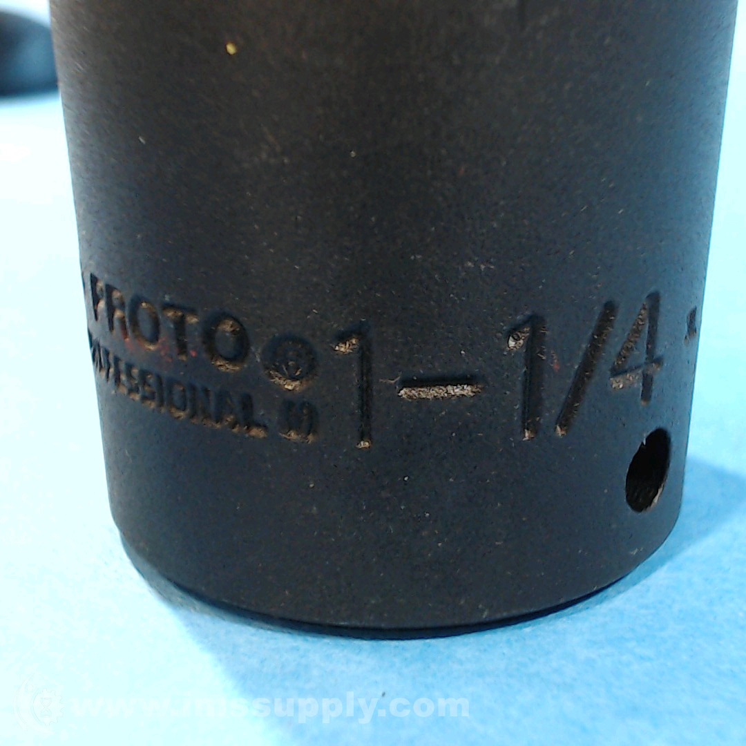 Proto Tools 7440 1/2 Drive Impact Socket 1-1/4 - 6 Point - IMS Supply