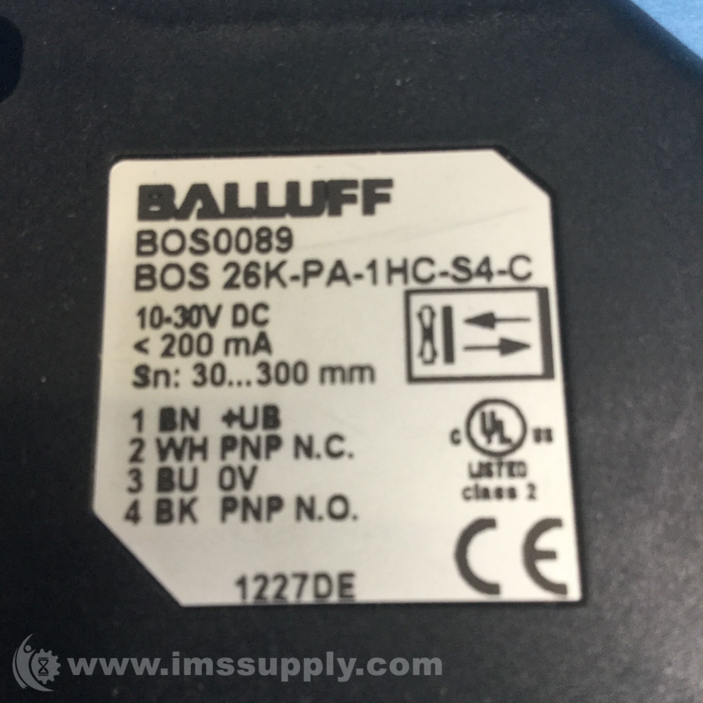 Balluff BOS 26K-PA-1HC-S4-C Photoelectric Sensor - IMS Supply