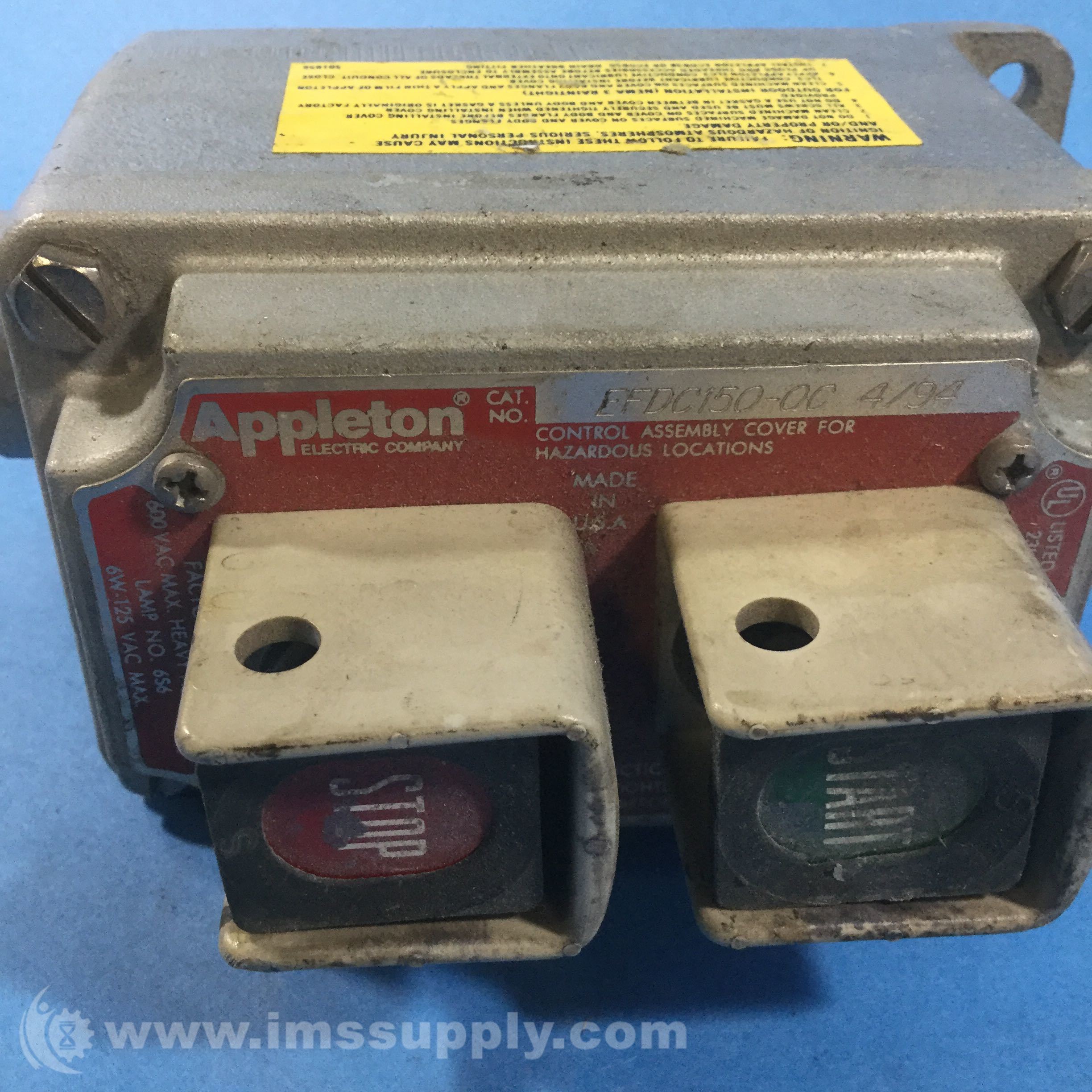 Appleton EFDC150-OC Pushbutton Station - IMS Supply