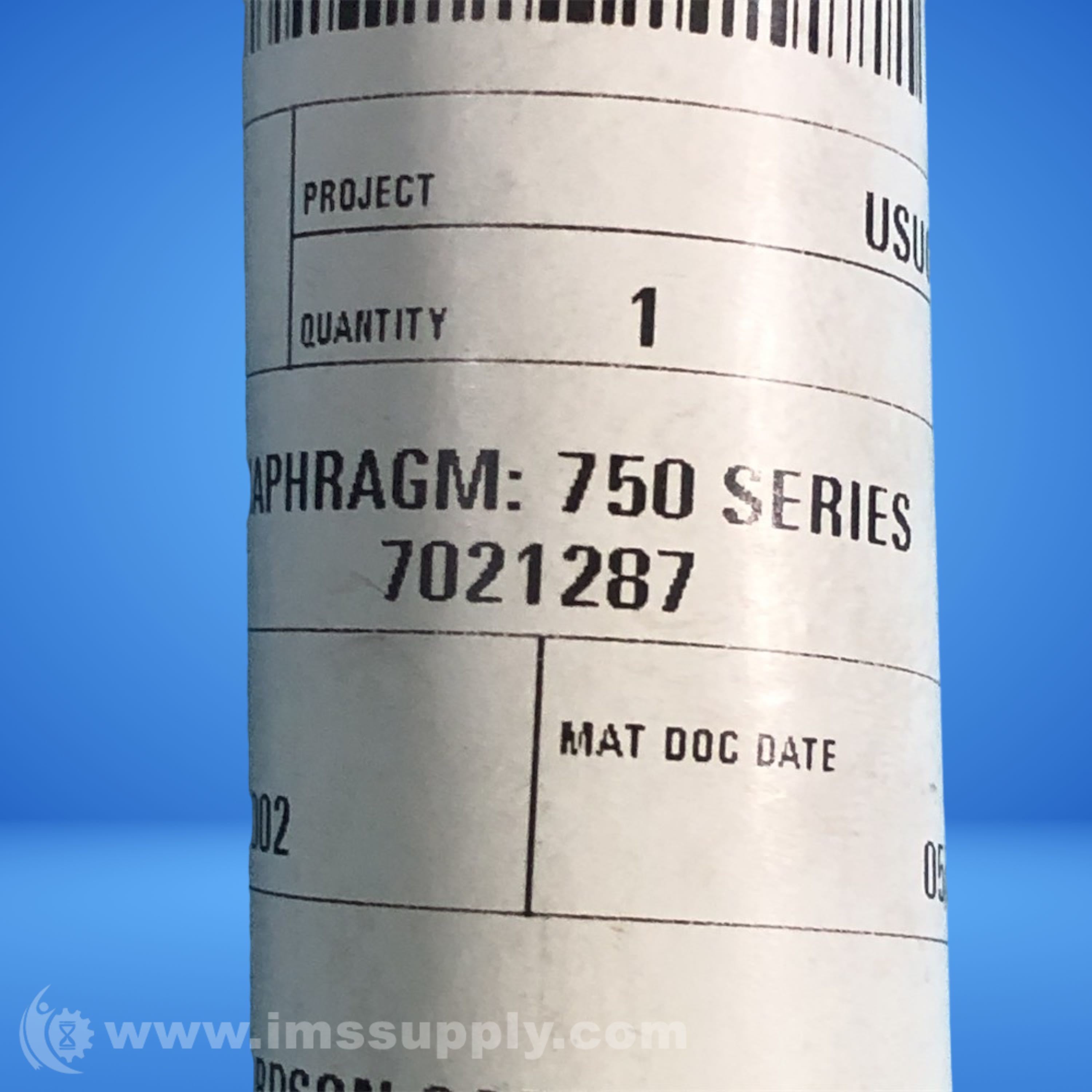 Nordson 7021287 Yellow Diaphragm 3 x 2 x 2 - IMS Supply