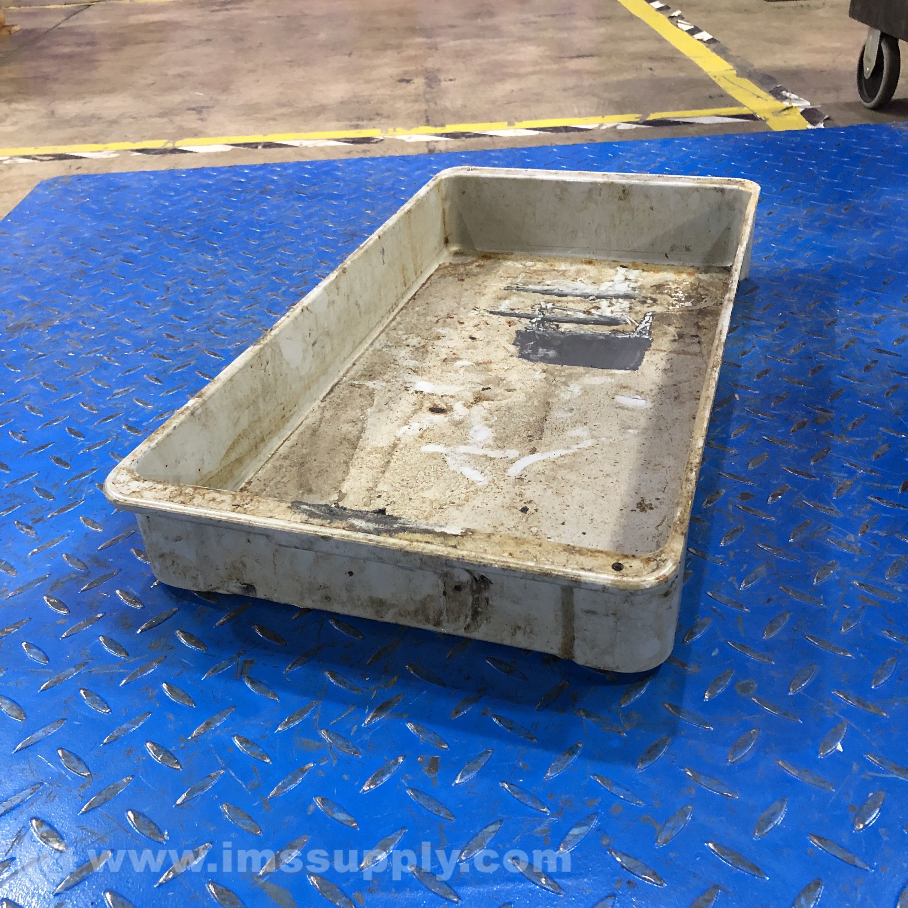 MFG Tray 808208 Gray Molded Fiberglass Toteline Stacking Tote - IMS Supply