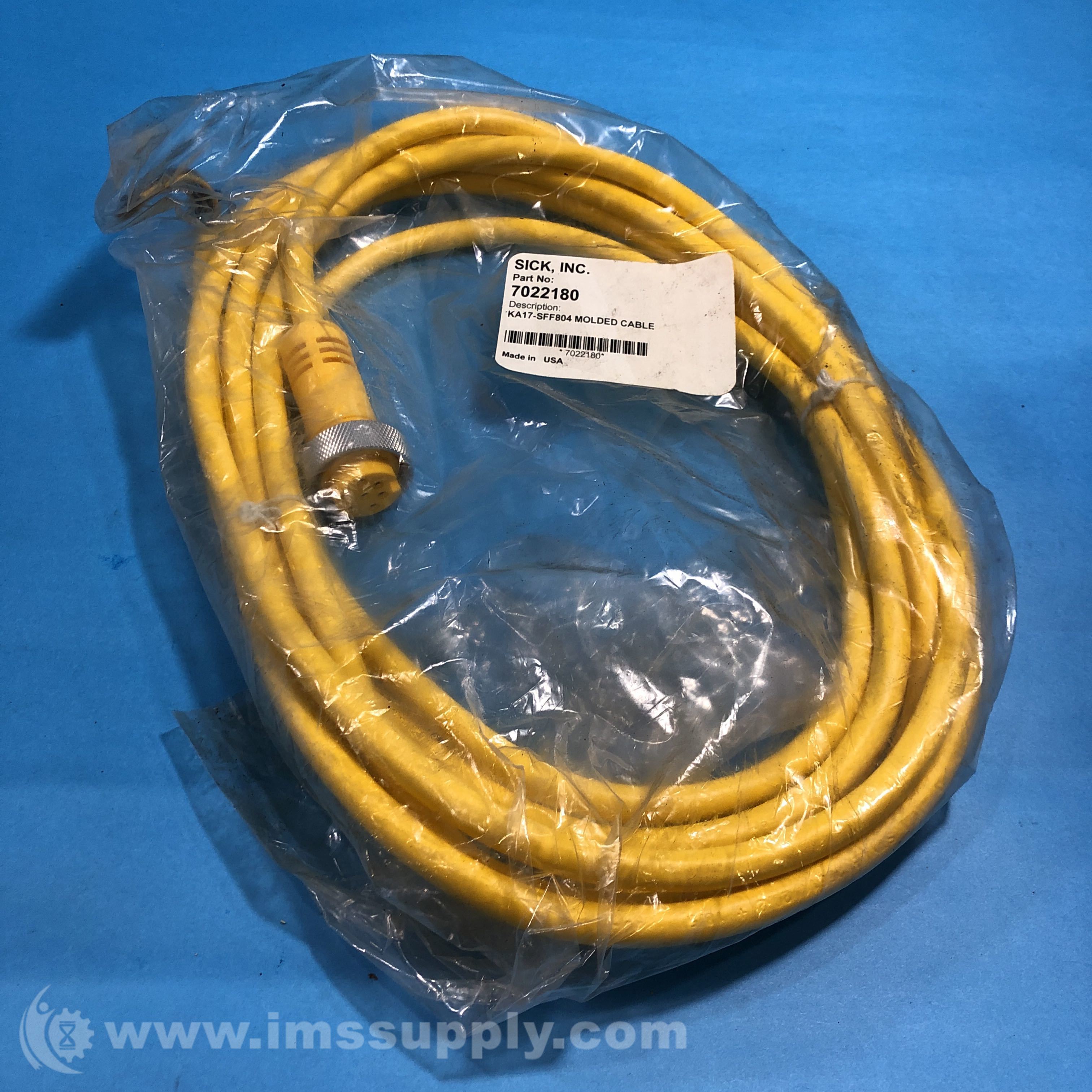 Sick 7022180 KA17-SFF804 Molded Cable - IMS Supply