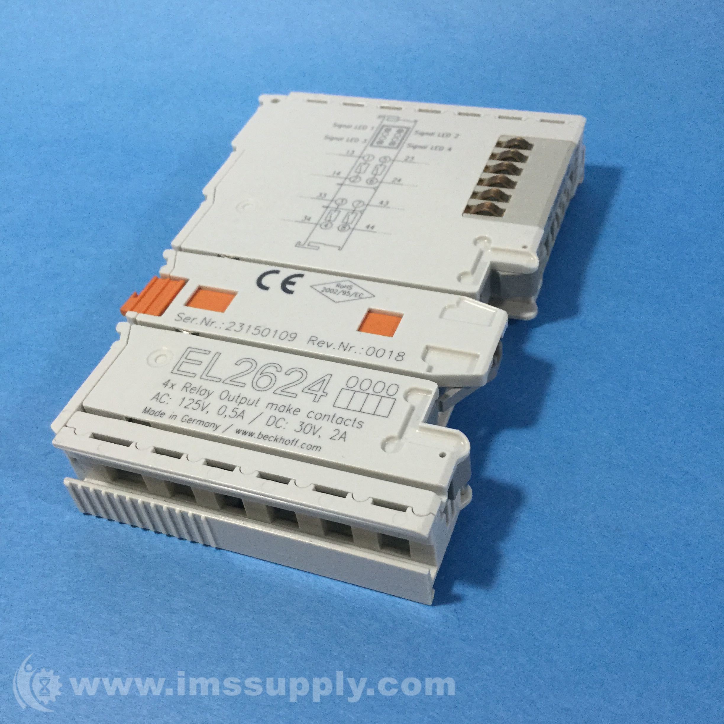 Beckhoff EL2624 4-channel relay output terminal 125 V AC/30 V DC - IMS ...