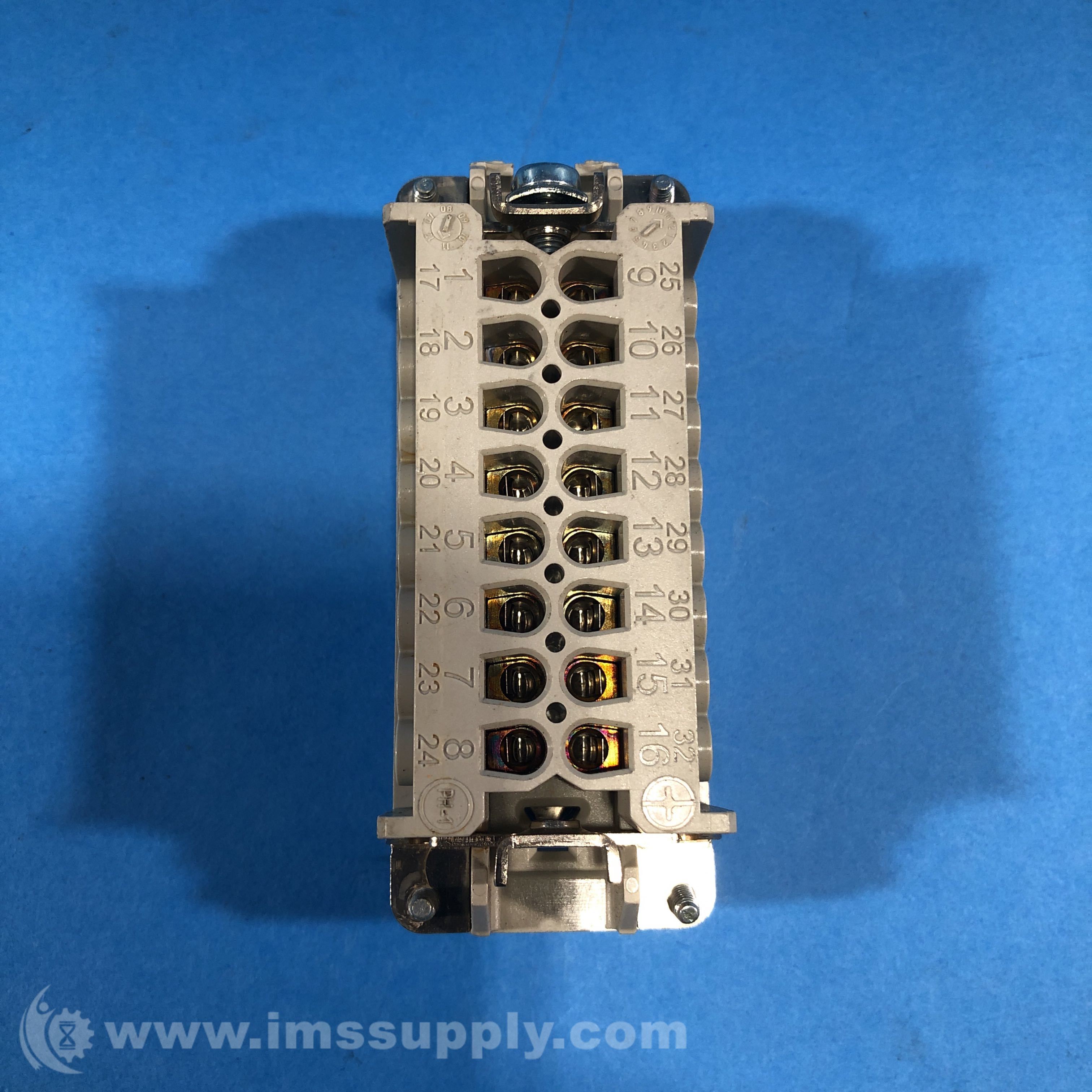 Epic 10195000 H-BE 16 BS DR Insert Screw Terminated Receptacle - IMS Supply