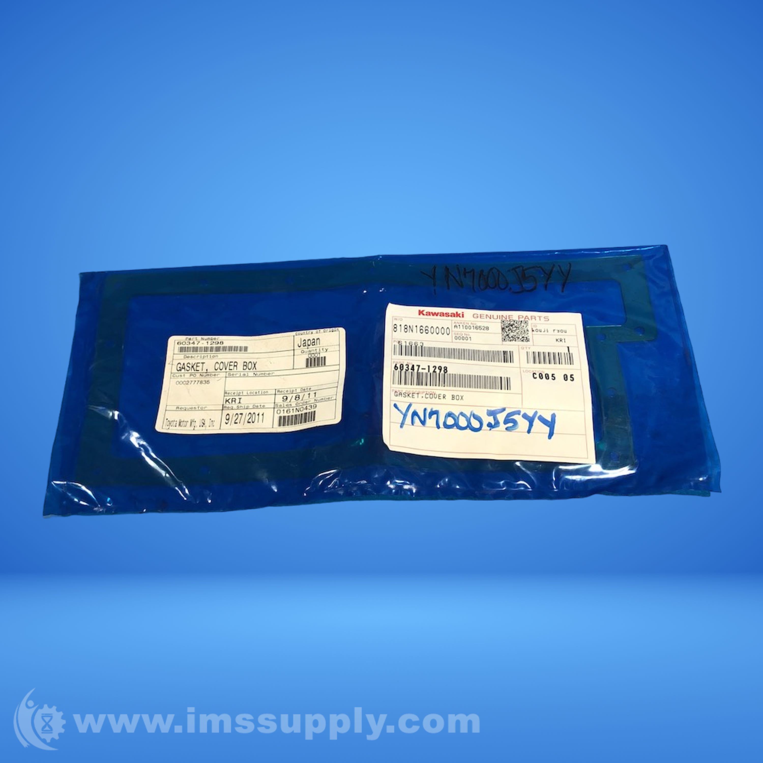 Kawasaki 60347-1298 Gasket Cover - IMS Supply