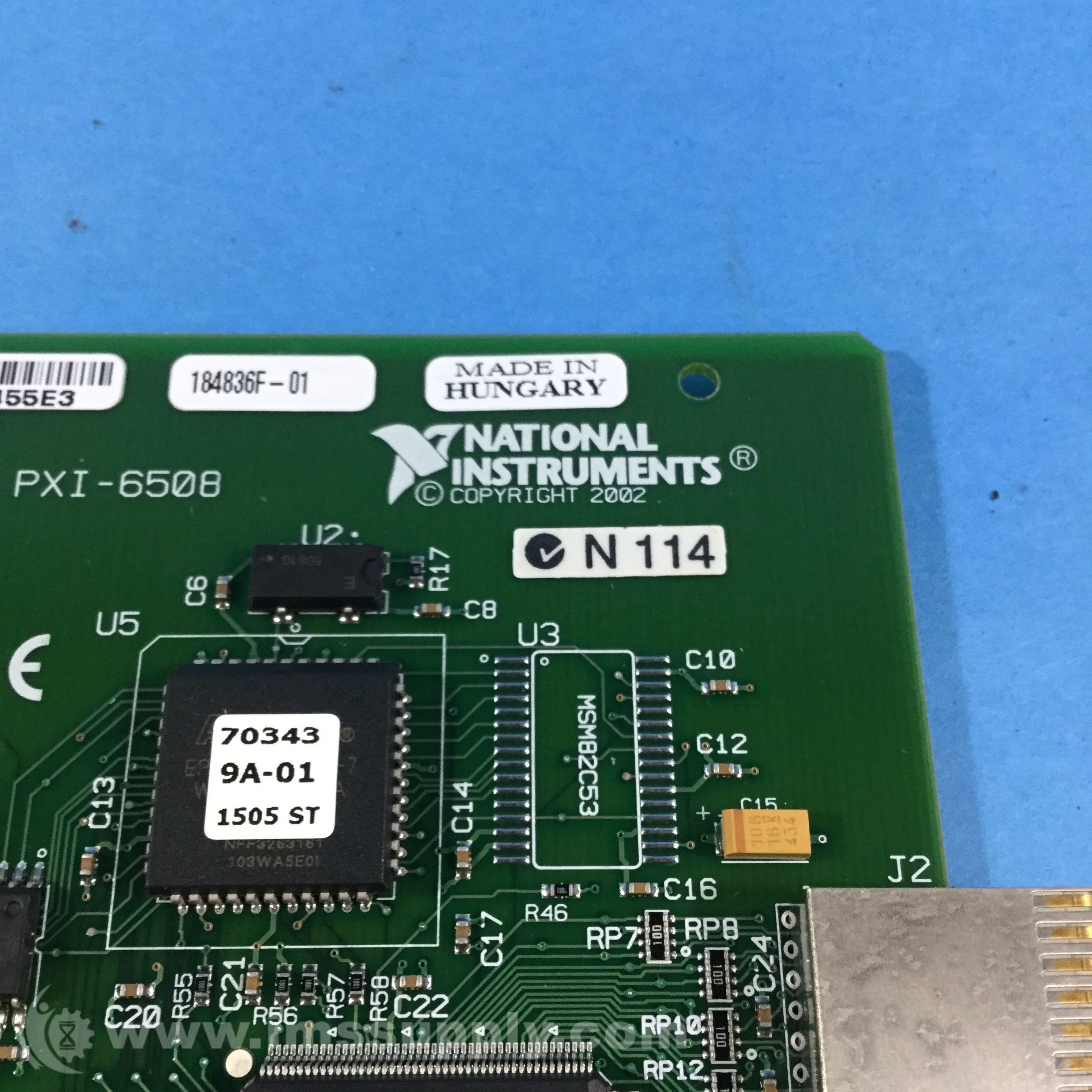 National Instruments NI PXI-6508 Digital I/O Module - IMS Supply