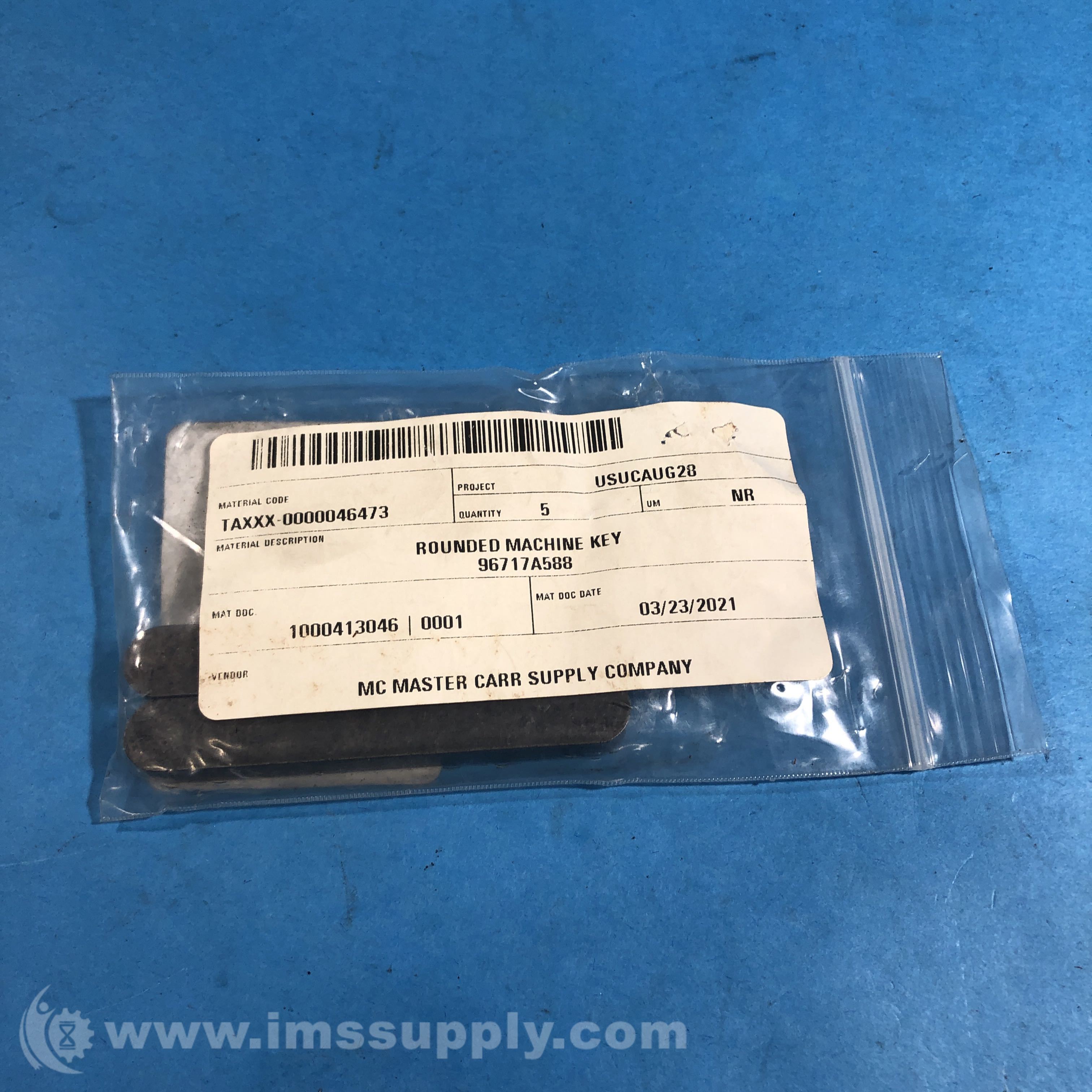 McMaster-Carr 96717A588 Pack of 5 - IMS Supply