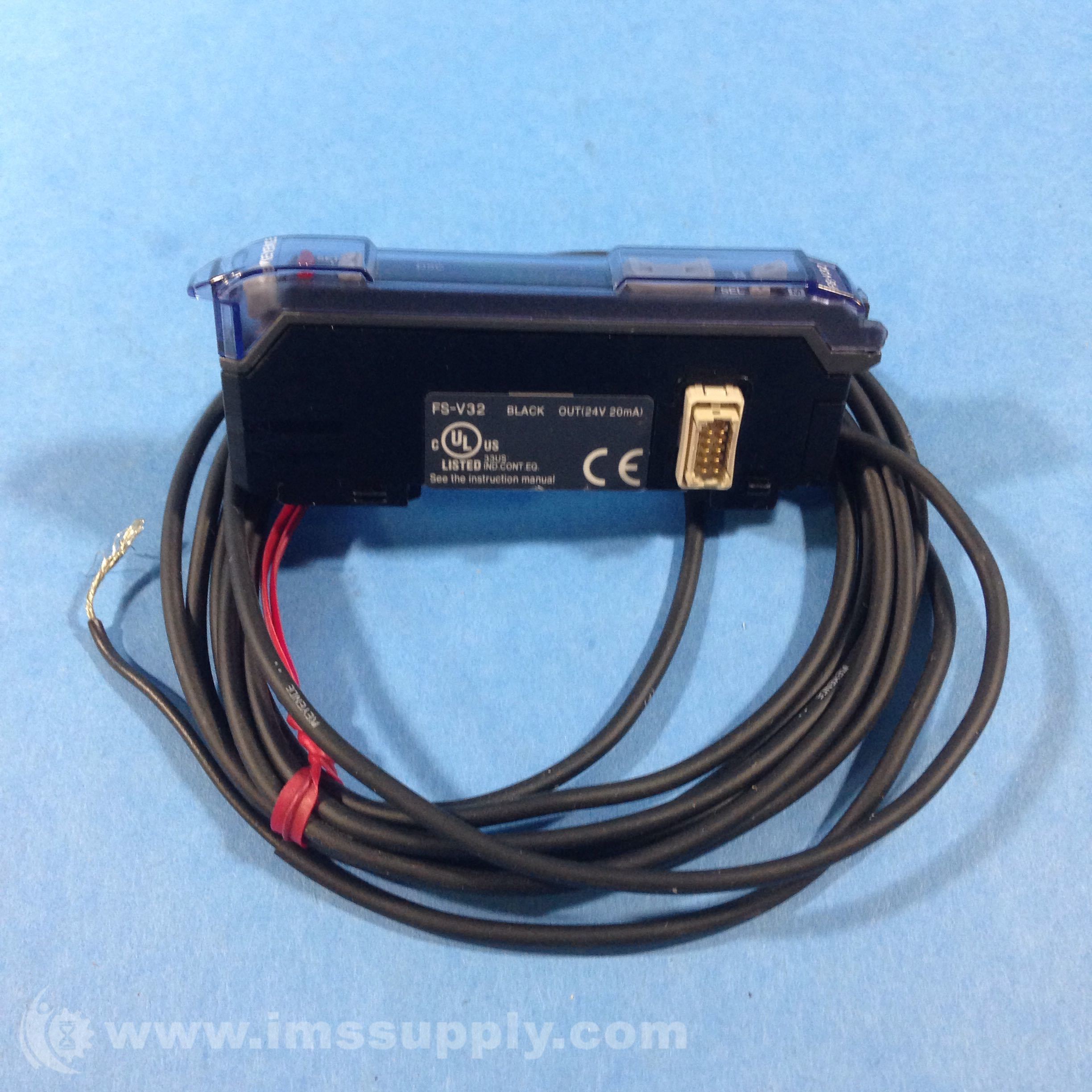 Keyence Corp FS-V32 Dual Digital Display Fiber Amplifier - IMS Supply