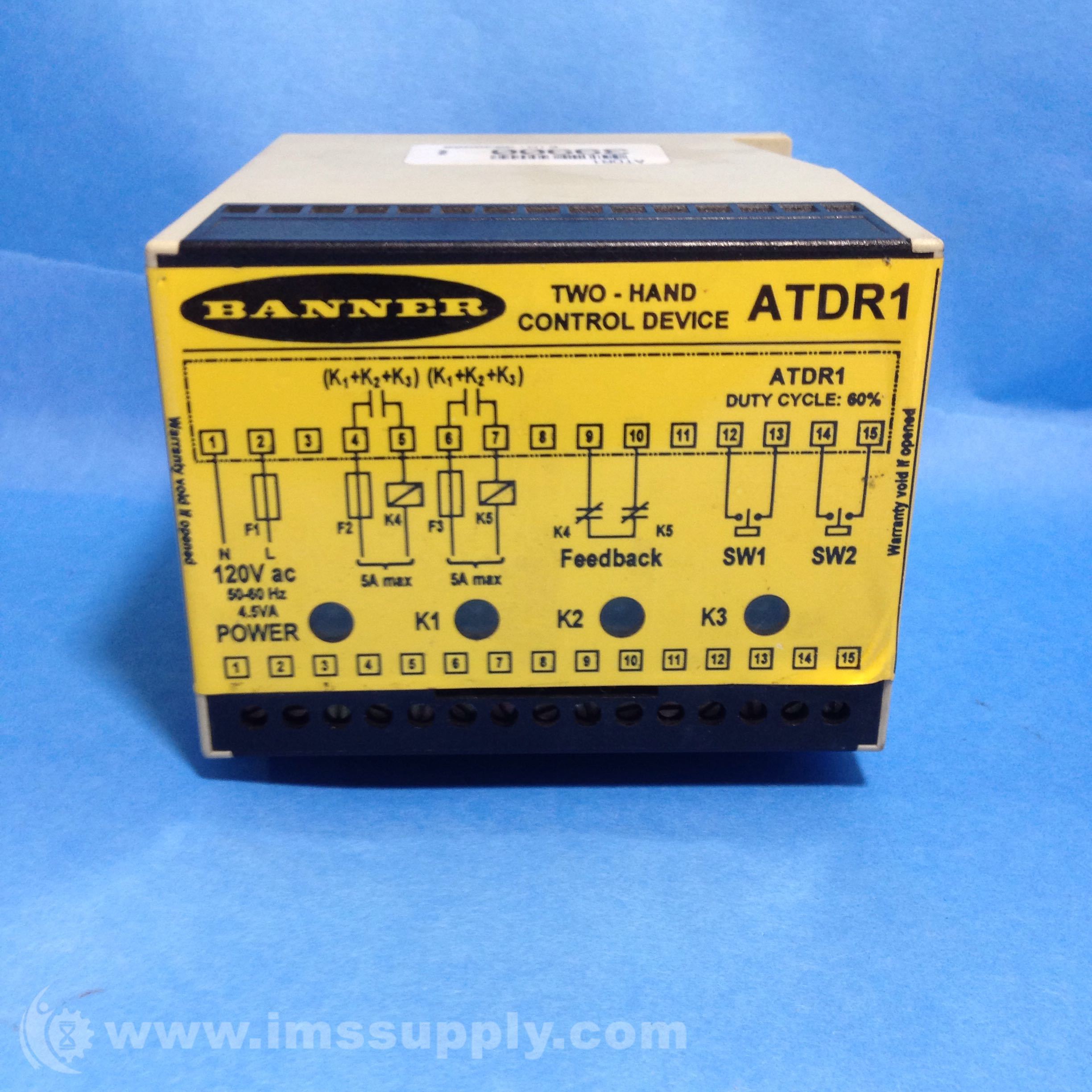 Banner ATDR1 Two Hand Safety Control Device - IMS Supply