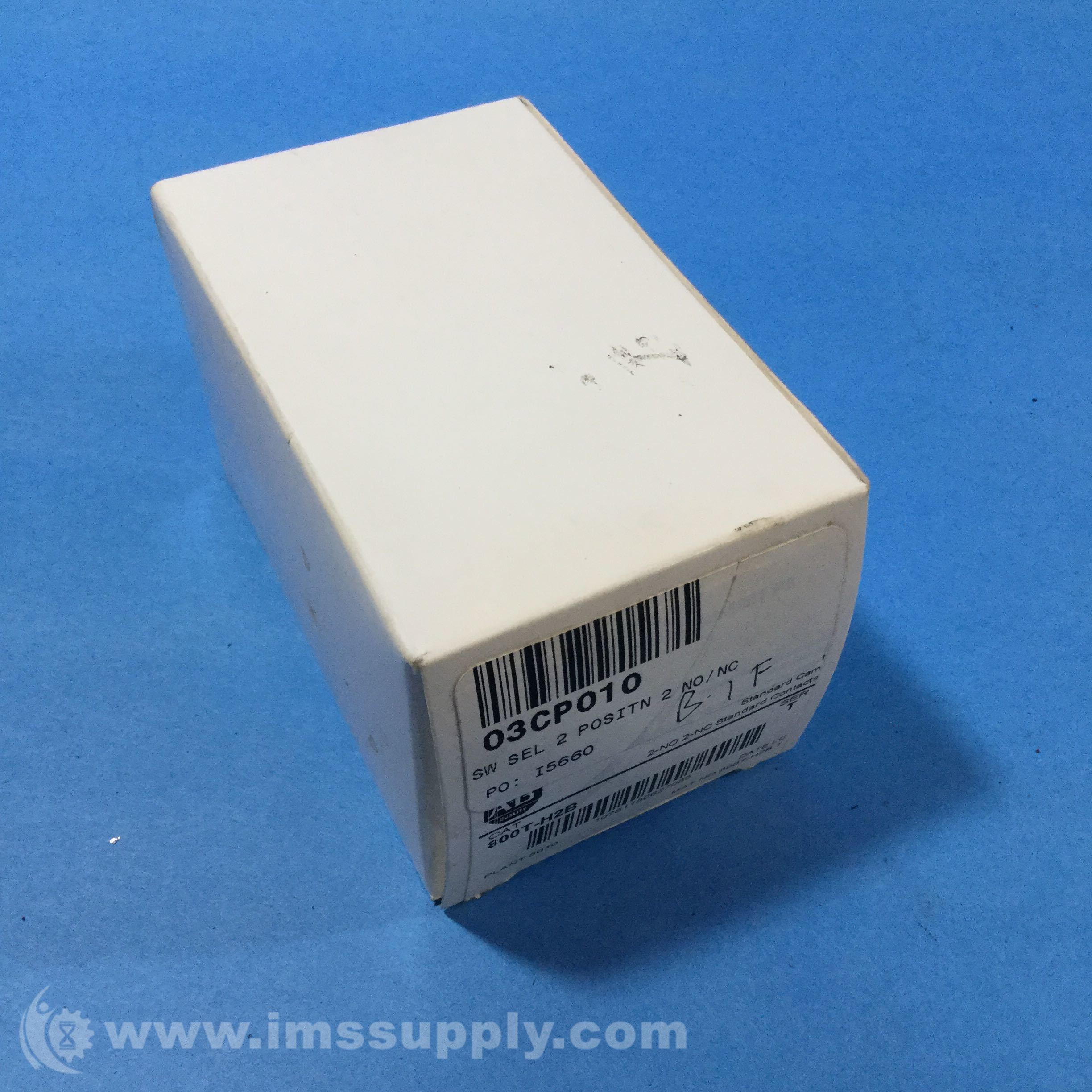 Allen Bradley 800T-H2B Selector Switch, 2-Position, Maintained - IMS Supply